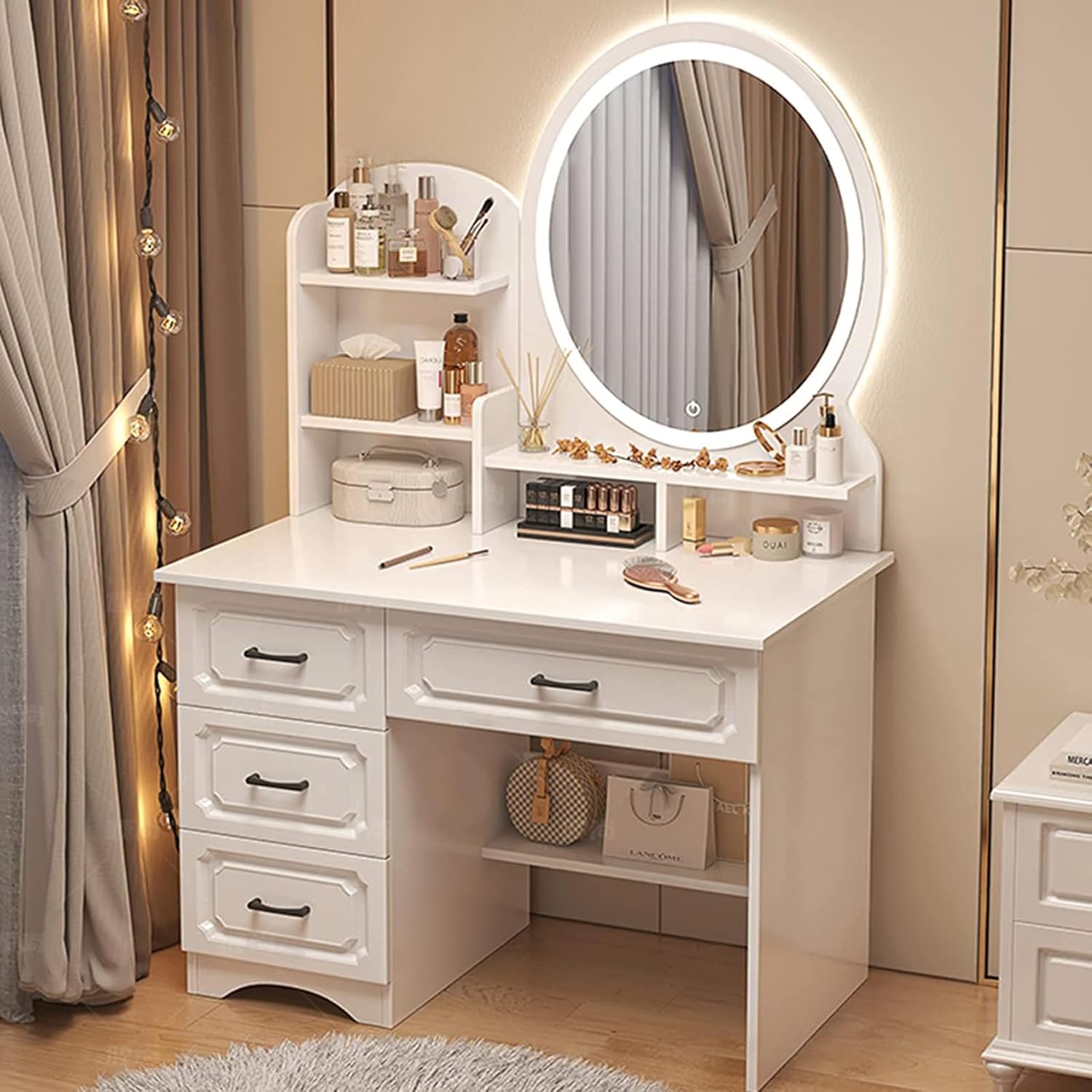 CLoxks Vanities for Makeup, makeup vanity with lighted mirror, Touch ...
