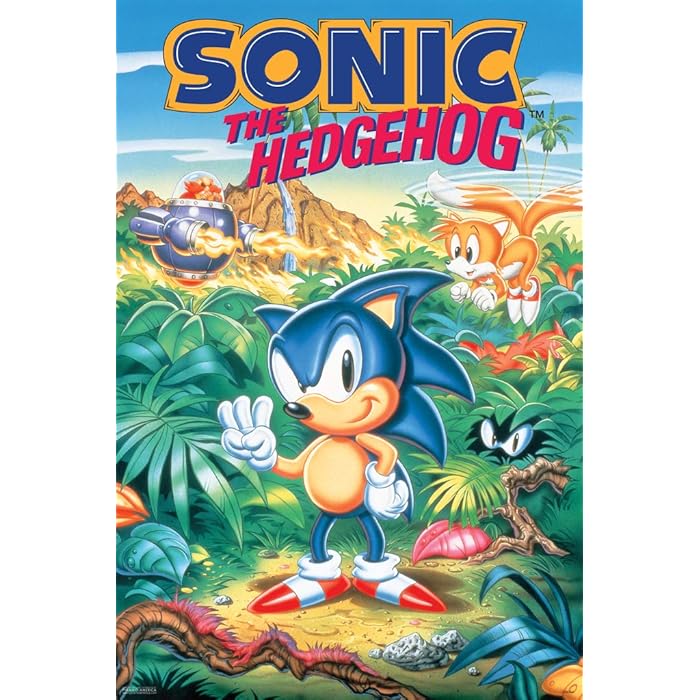 Buy Pyramid America Sonic The Hedgehog Sonic 3 Box Art Sega Video Game ...