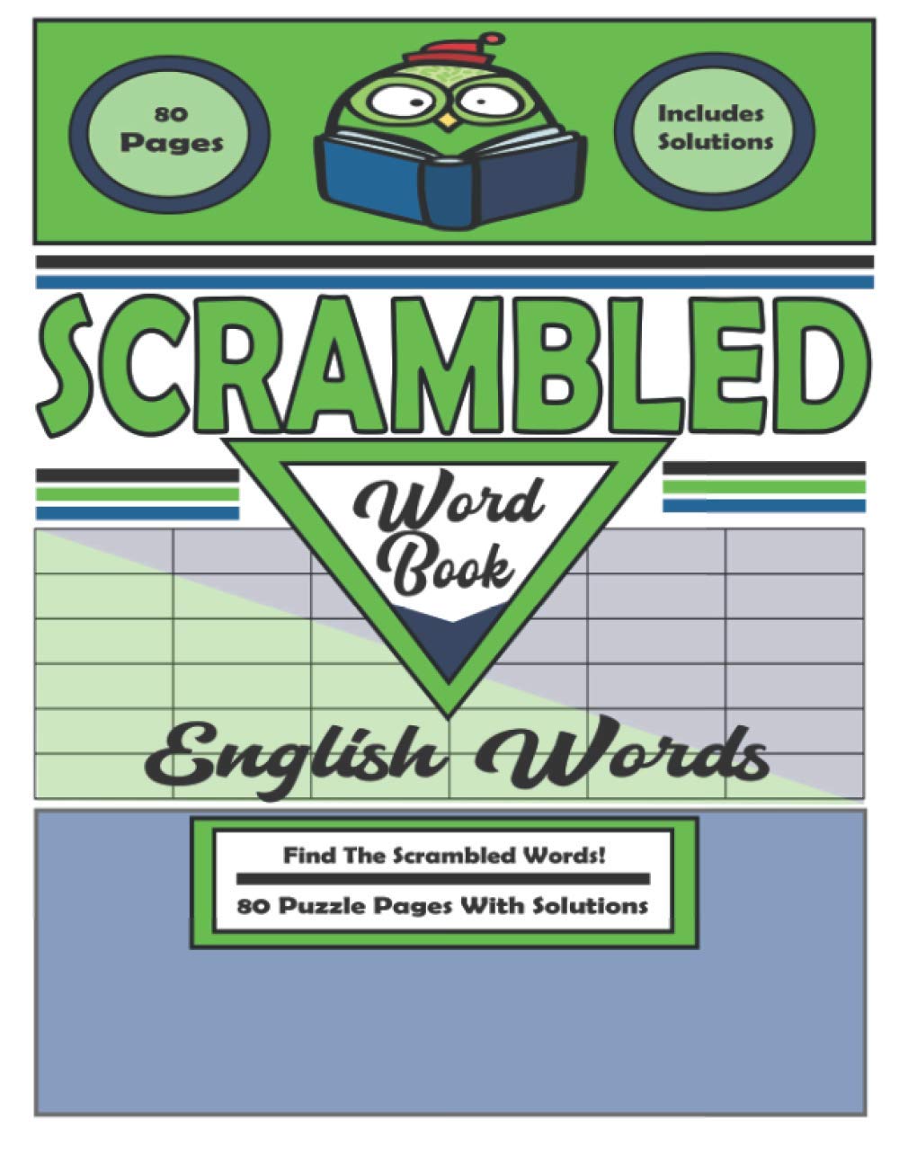 Scrambled Word Book: 80 Puzzle Pages With Solutions: McLaughlin ...