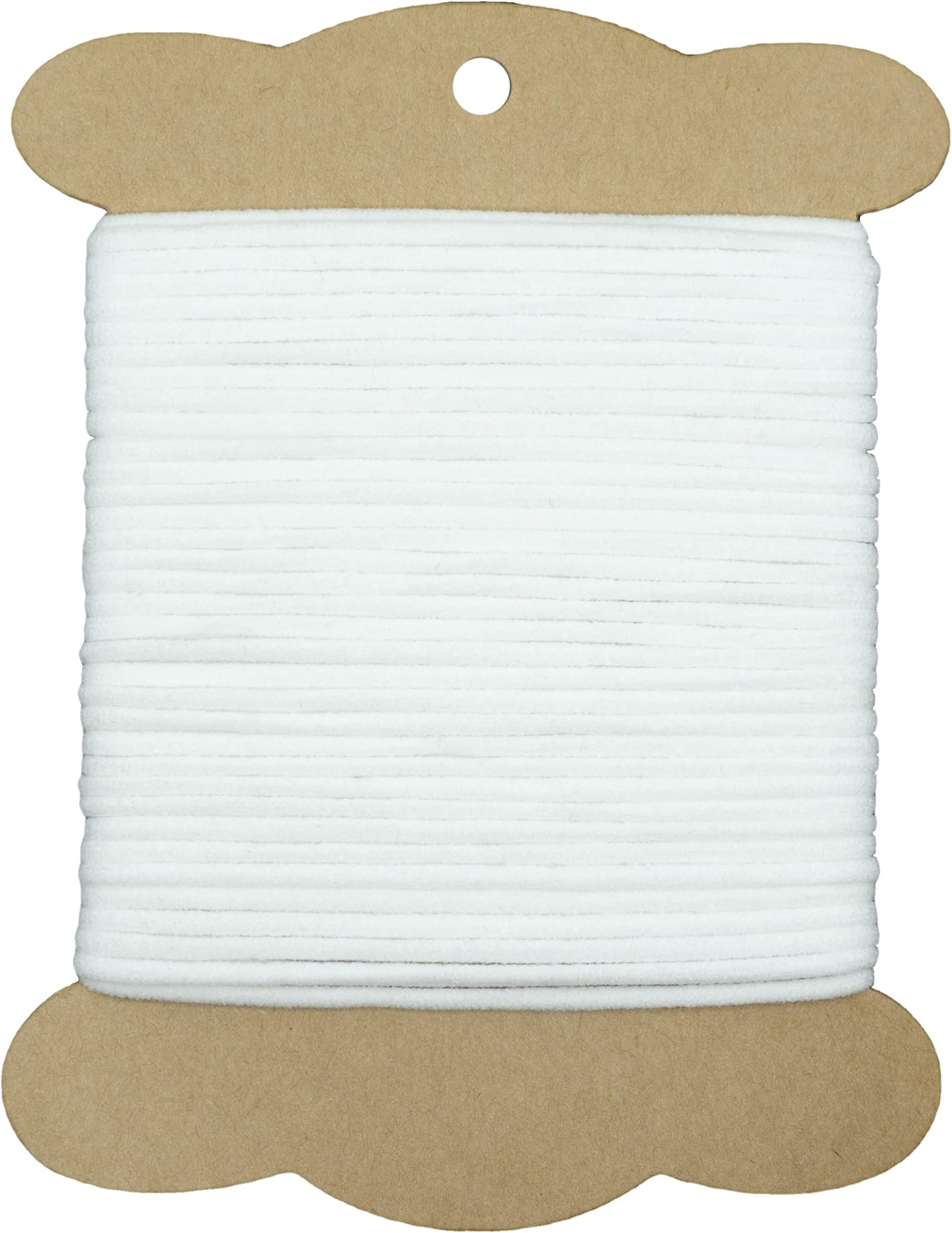 Elastic Cord for Masks, 3mm Elastic for Face Masks (White, 20 Metre ...