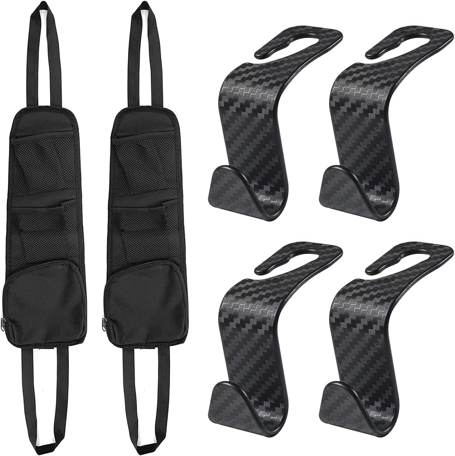 Amazon.com: EVKIFEY 2 Pcs Car Seat Side Organizers, Car Seat Side ...