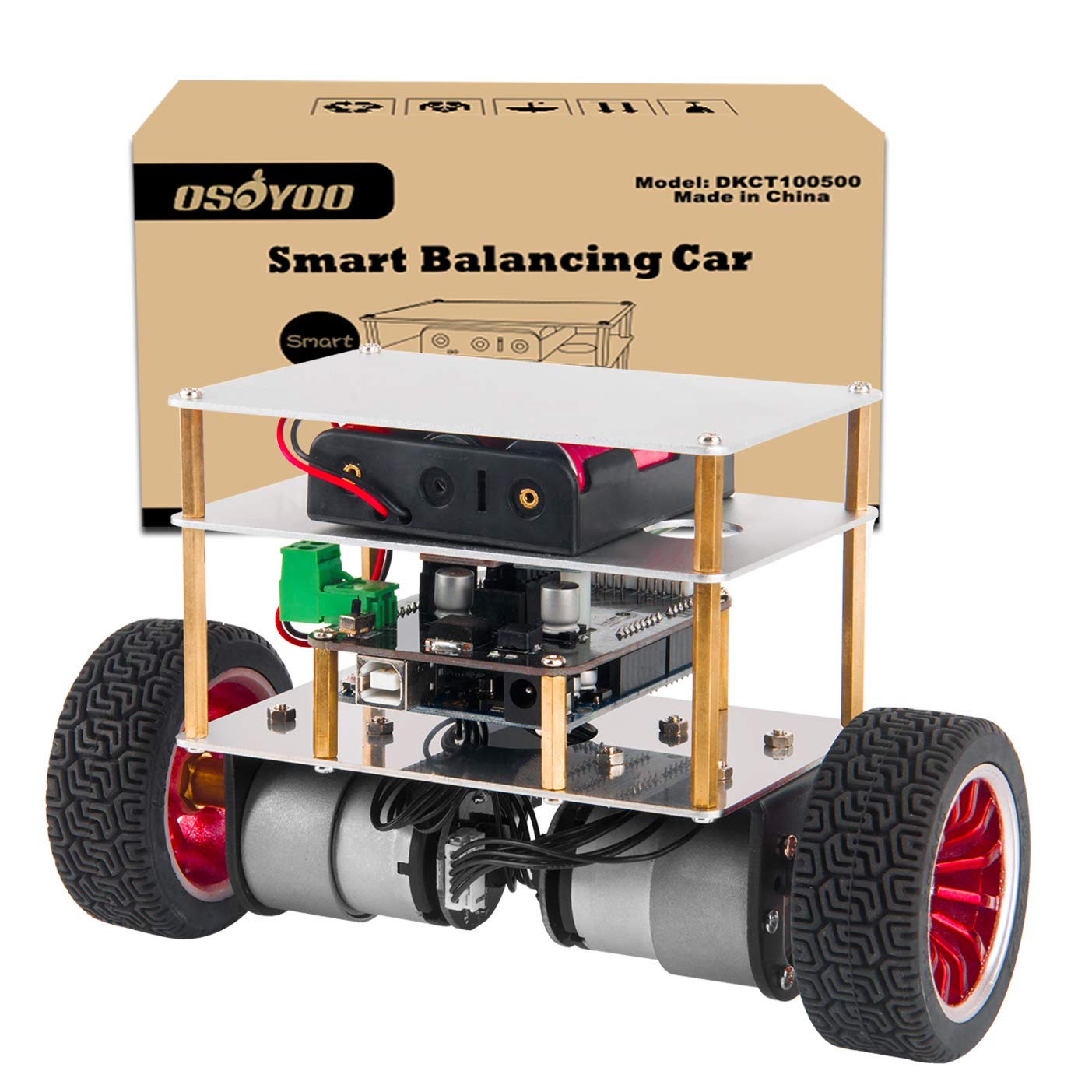 Buy OSOYOO RC Two Wheel Self Balancing Robot Car Kit for Arduino UNO R3 ...