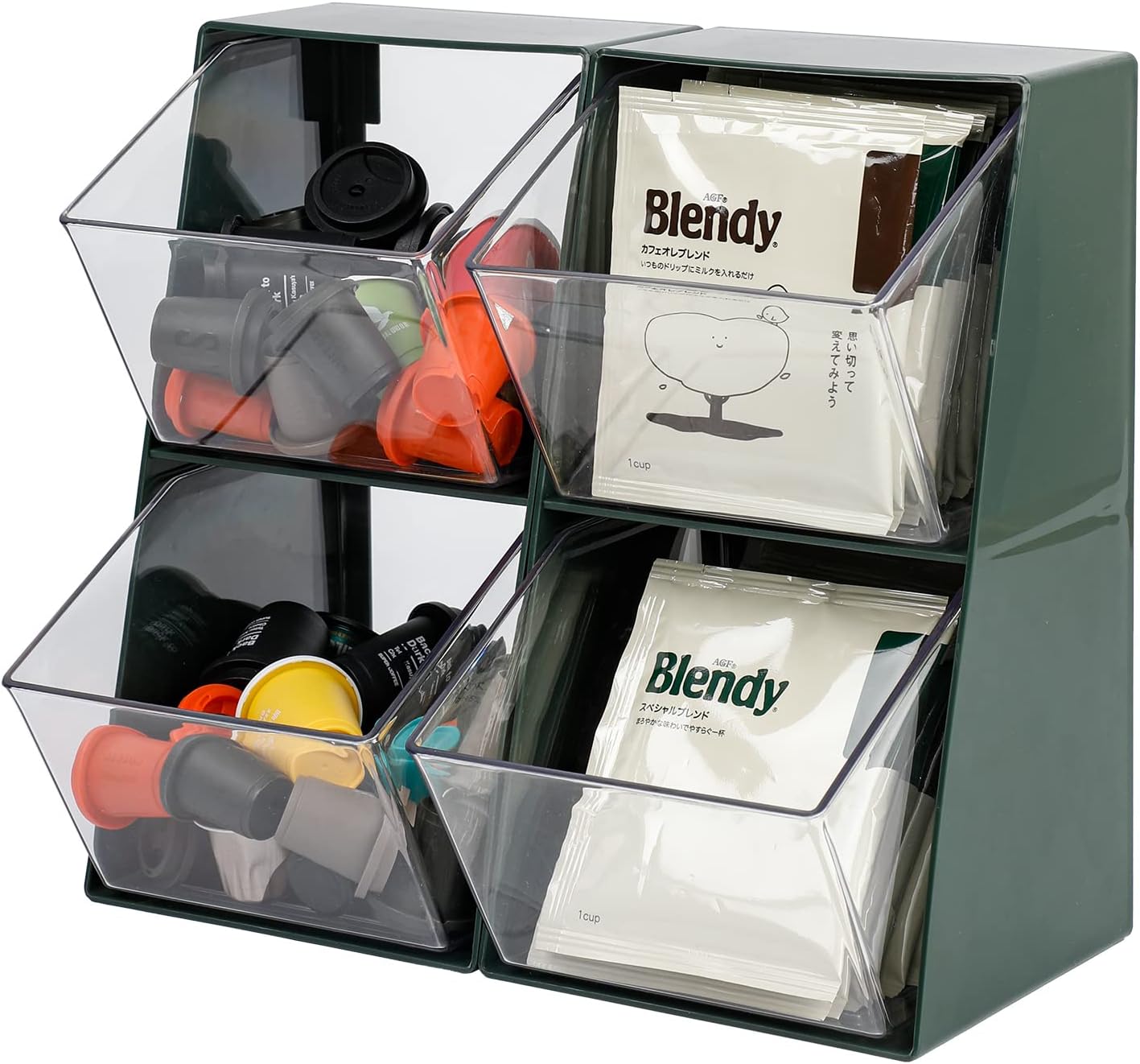 Amazon.com: Tahaje Plastic Pod Holder and Organizer for K-Cups, Tea ...