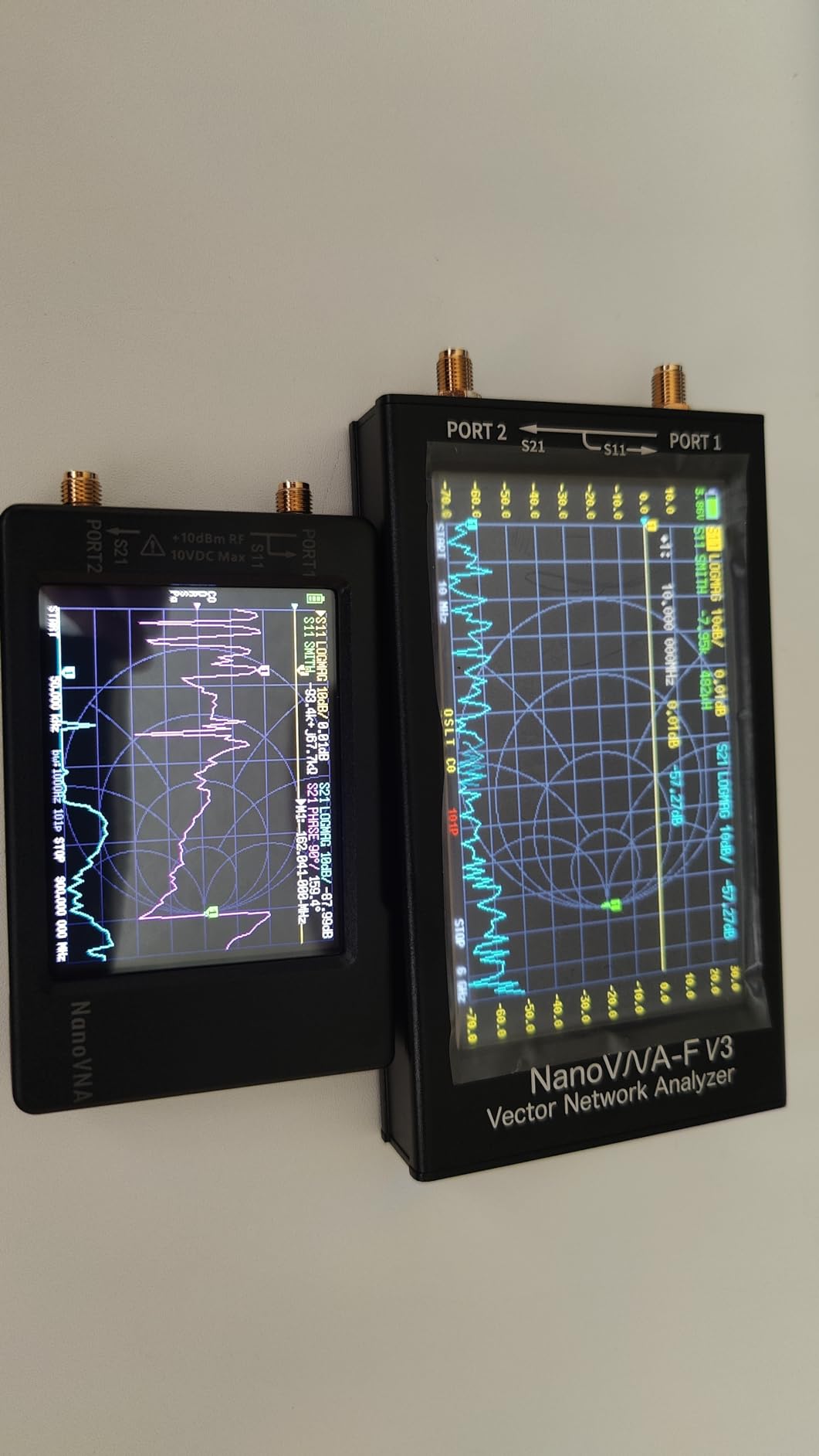 NanoVNA-F V3 Vector Network Analyzer, WOOKLEA 4.3inch Antenna Analyzer ...