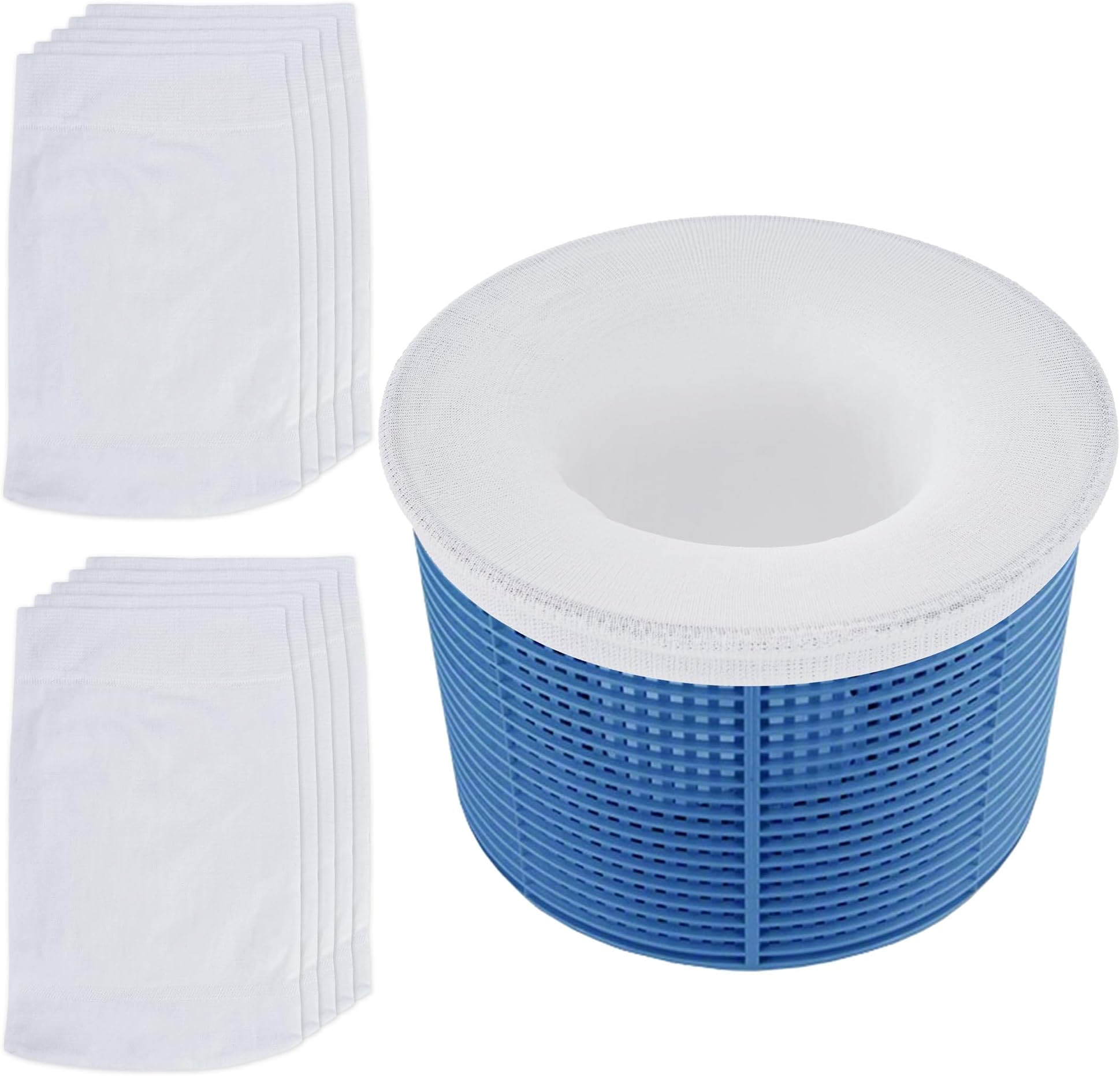 Amazon.com : IIIHAT Pool Skimmer Socks Reusable Effective Pool Filter ...