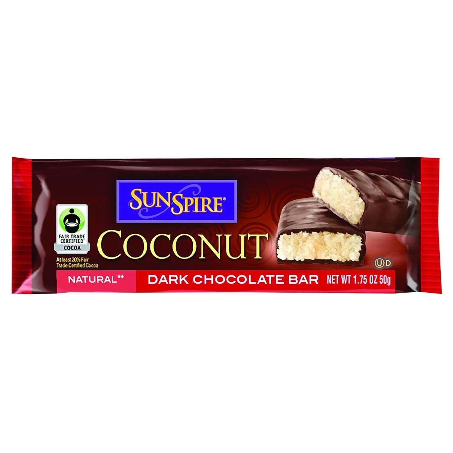 Amazon.com: Sunspire Coconut Bar, 1.75-Ounce (Pack of 24)