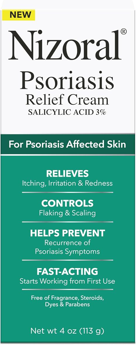 Amazon.com : Nizoral Psoriasis Relief Cream- Relieves Itching ...