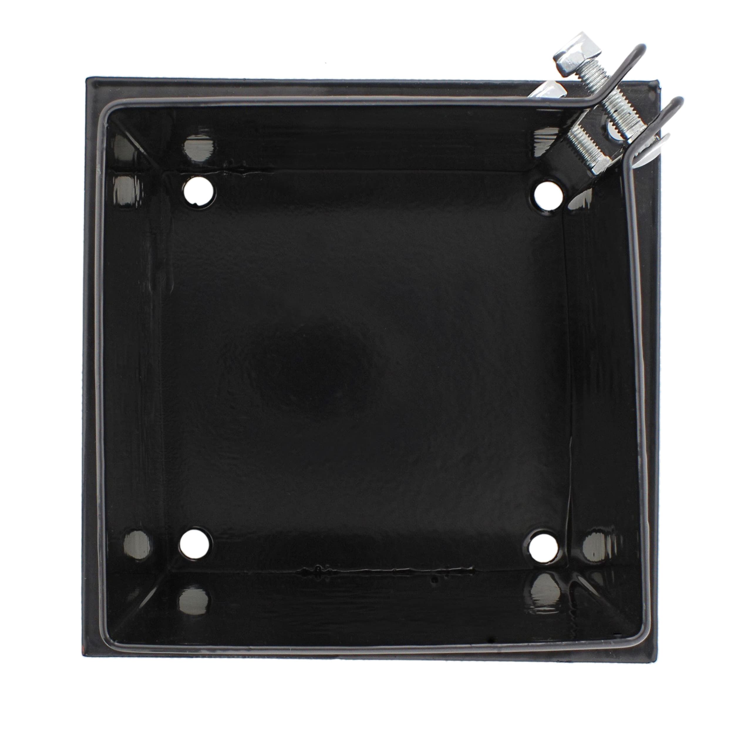 BISupply No Dig 6x6 Post Anchor Square Bracket 1pk Bolt Down Post bisupply-no-dig-6x6-post-anchor-square-bracket-1pk-bolt-down-post