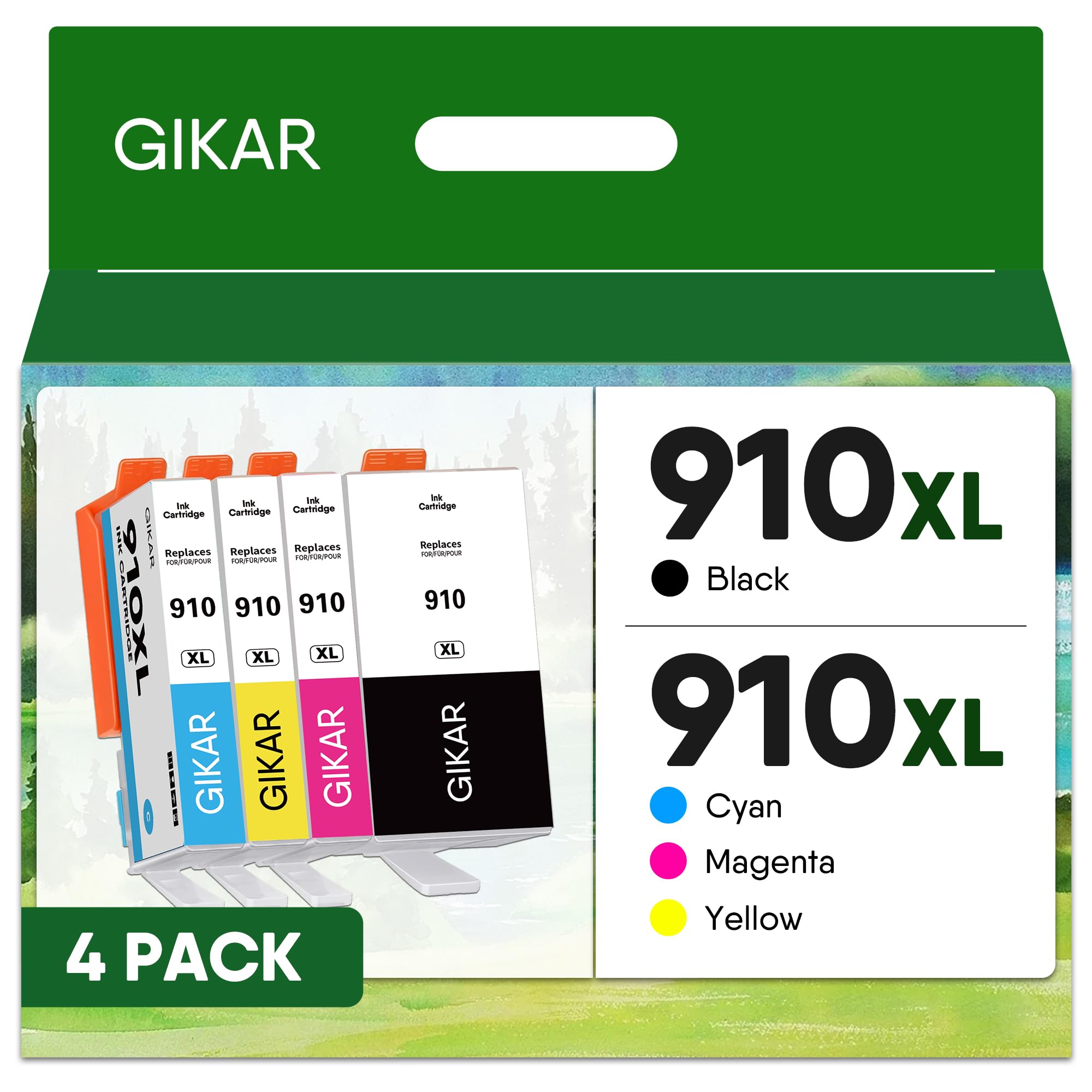 Amazon.com: 910 XL Ink for HP 910XL Ink Cartridges Combo Pack, 910XL ...