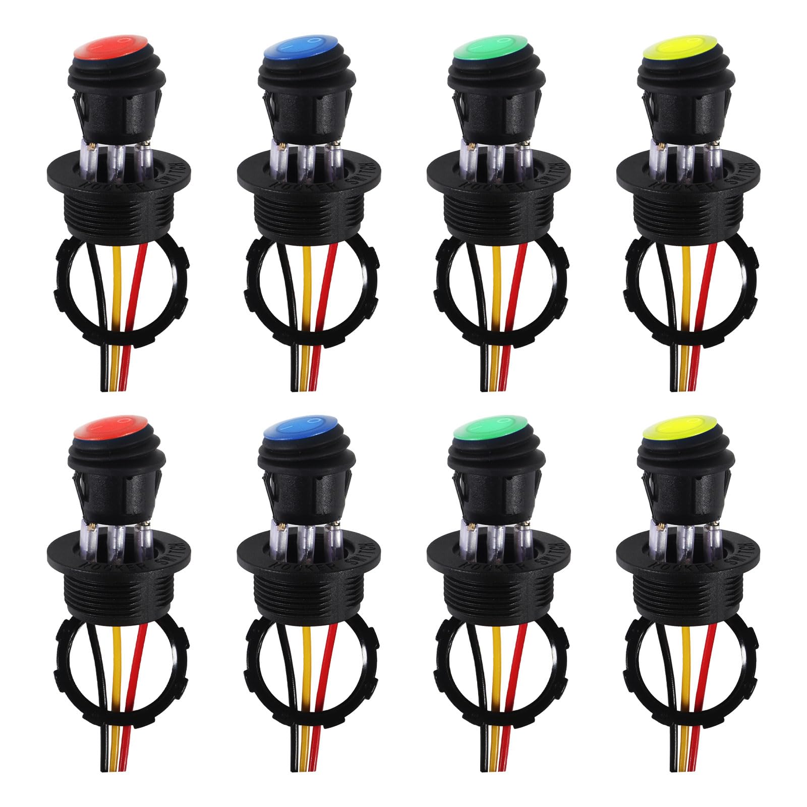 Snapklik.com : Waterproof Round Rocker Switch