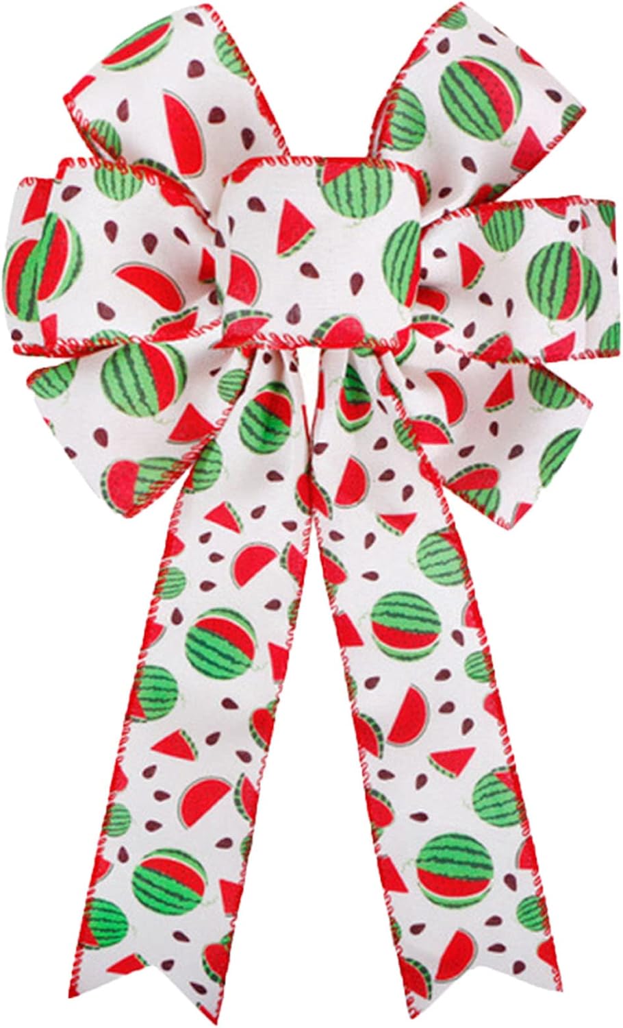 Amazon.com: LOKESI Watermelon Wreath Bow Watermelon Decorative Bow ...