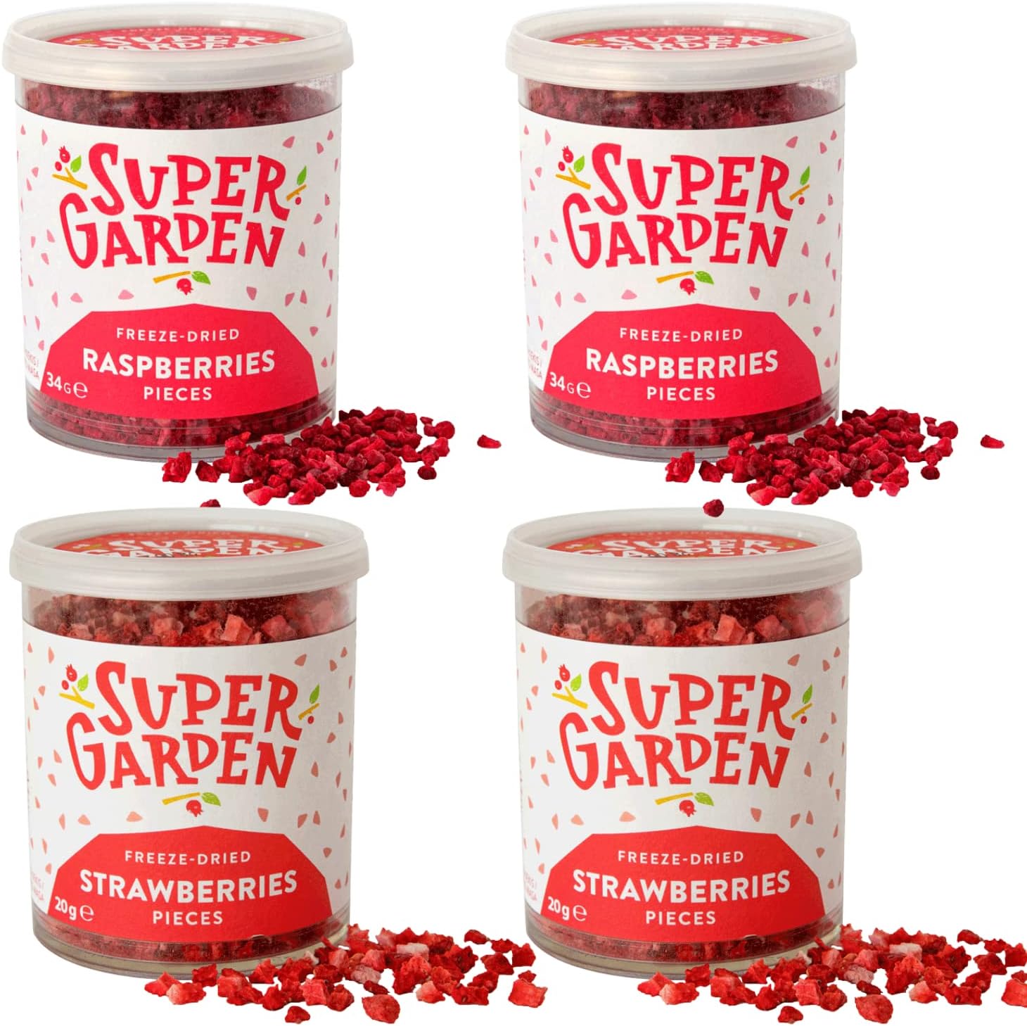 Amazon.com: Freeze Dried Fruit 3 Variety, Sliced Strawberries 2 Oz ...