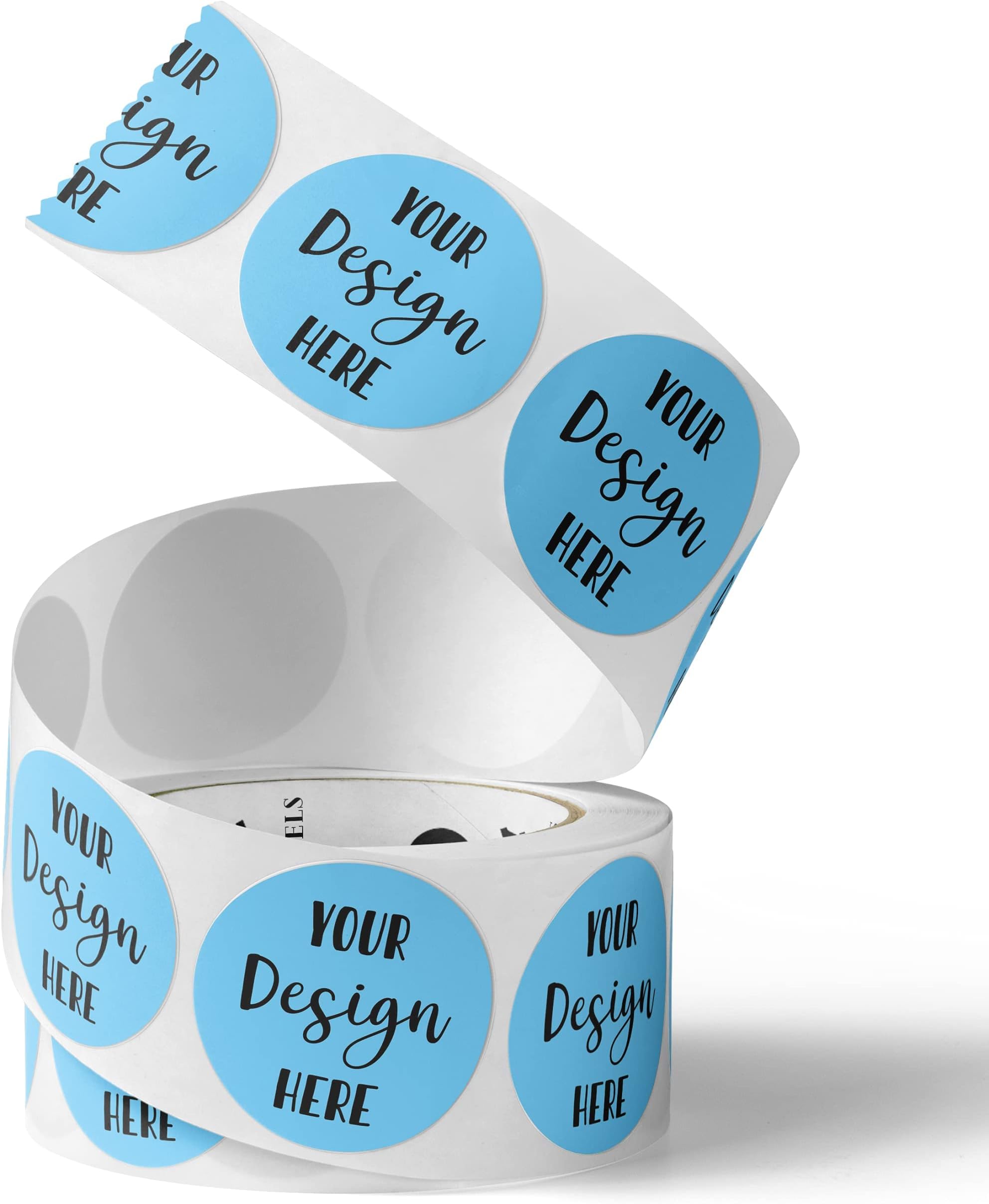 Amazon.com : 150 Custom Circle Sticker Labels, Gloss/Matte Custom ...