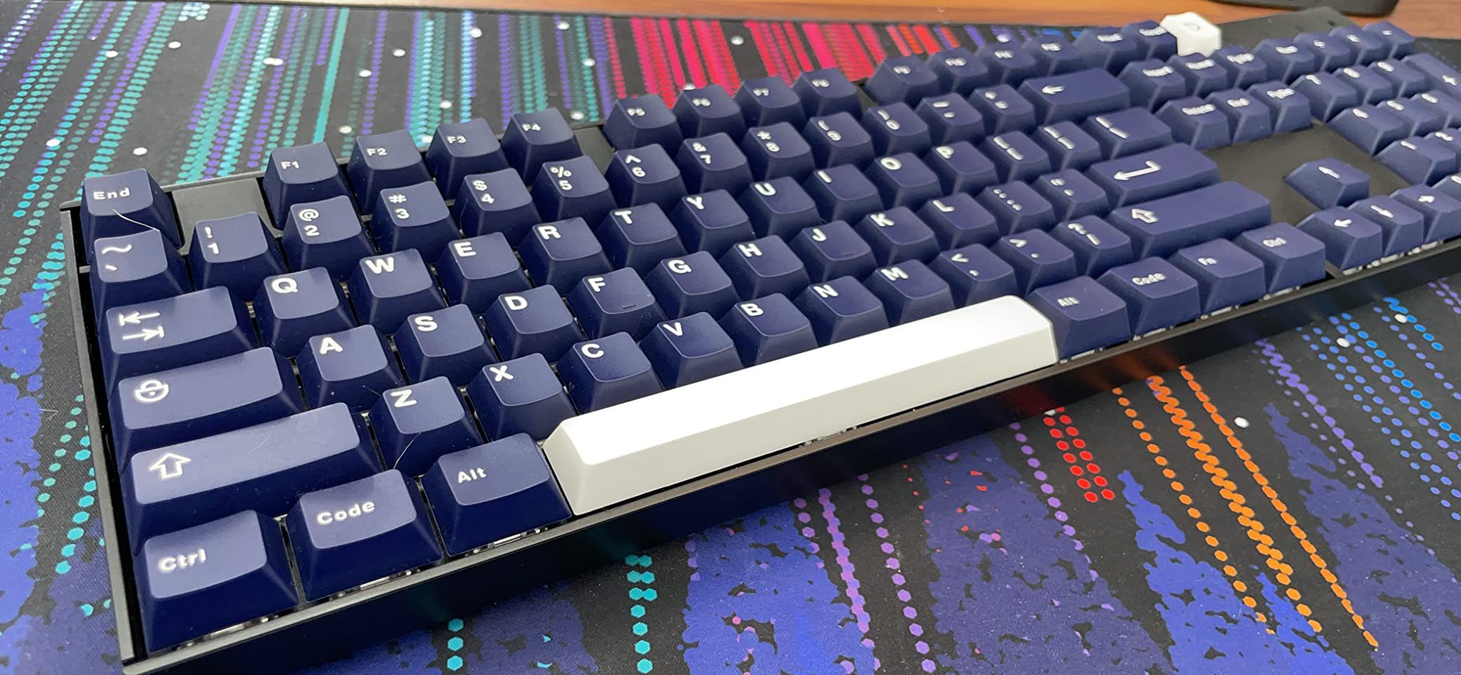 Navy Keycaps 132 Keys Doubleshot Cherry Profile for Cherry Mx Gateron ...