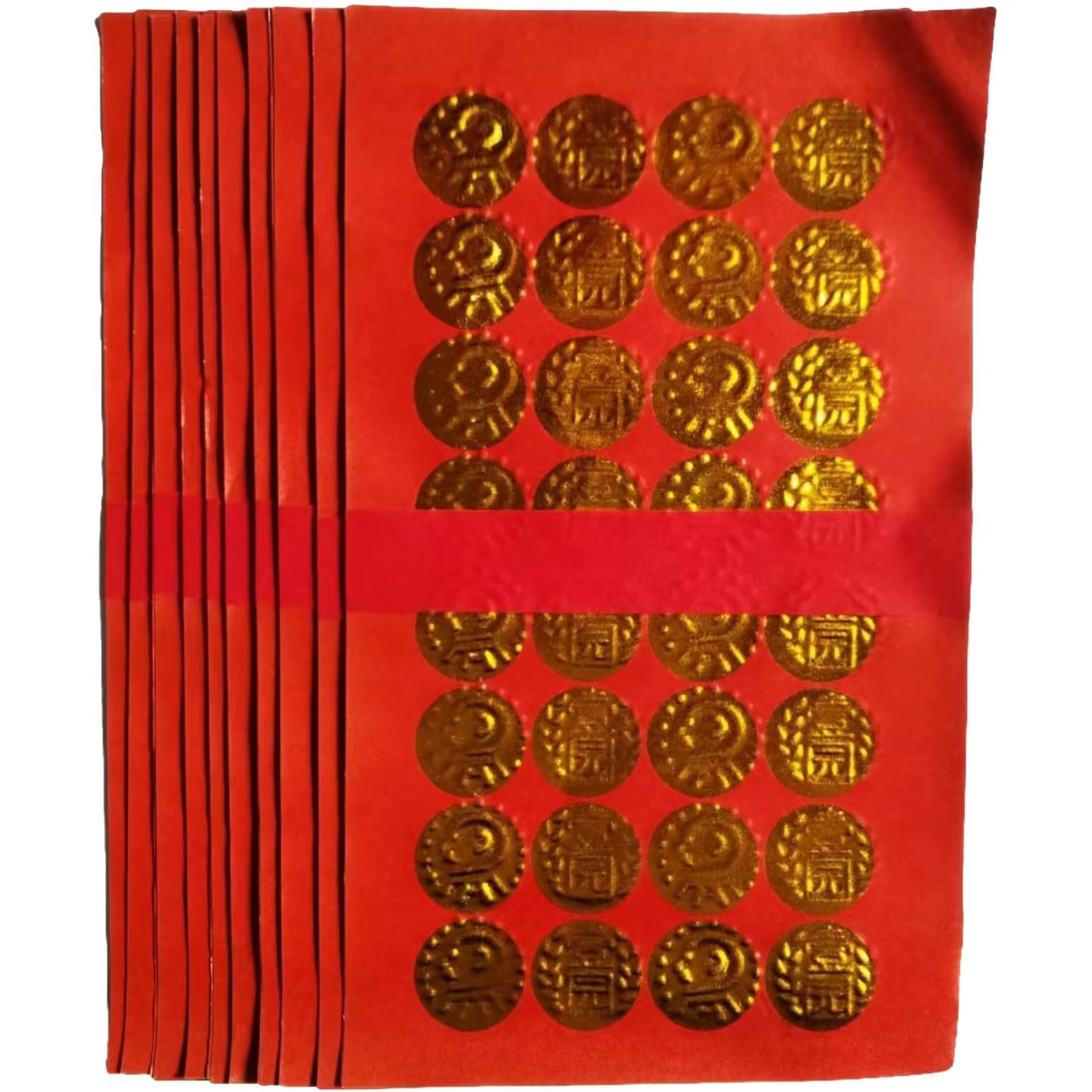 Snapklik.com : Ancestor Money -ChineseRed Gold Ingot Joss Paper