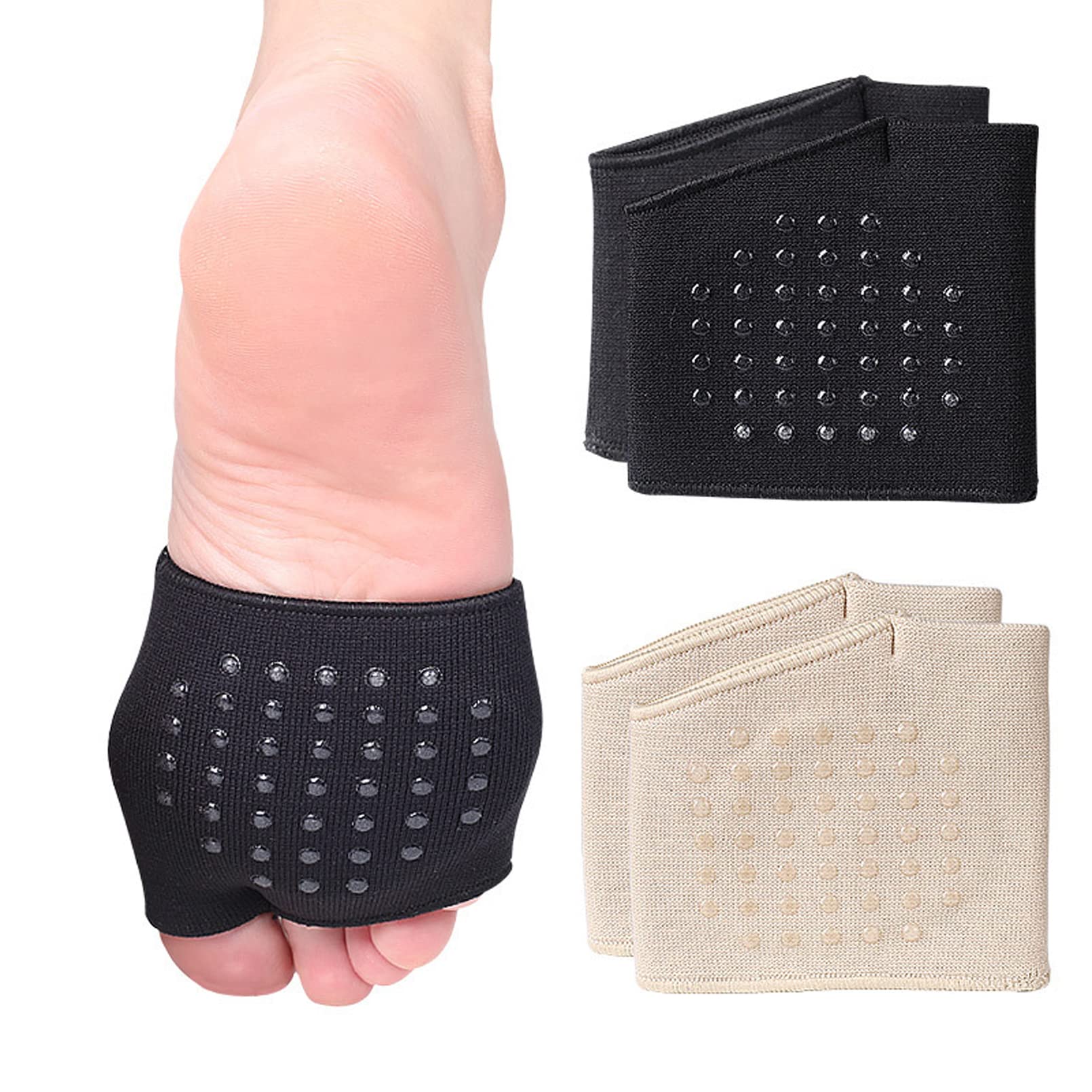 HAOXYO 2 Pairs Metatarsal Pads for Women and Men,Metatarsal Pads ...