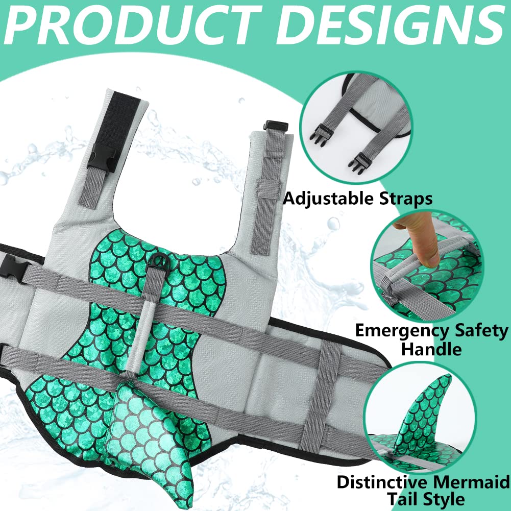 EMUST Dog Life Jacket Shark, Dog Life Vests for Small, Middle, Large ...