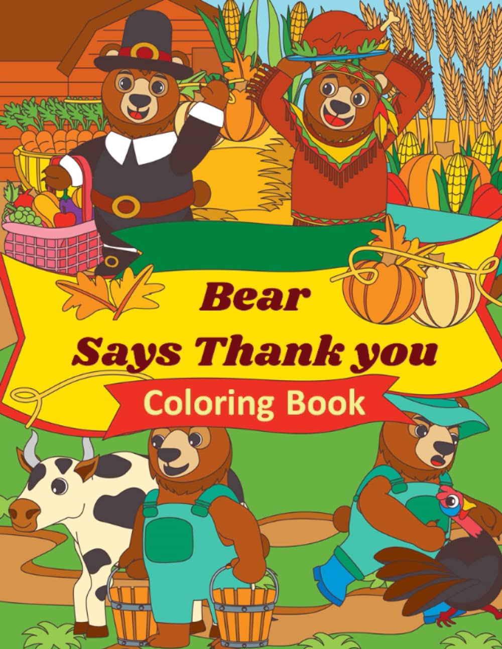Coloring Pages Bear Gives Thanks Snowman Coloring Page Thank You