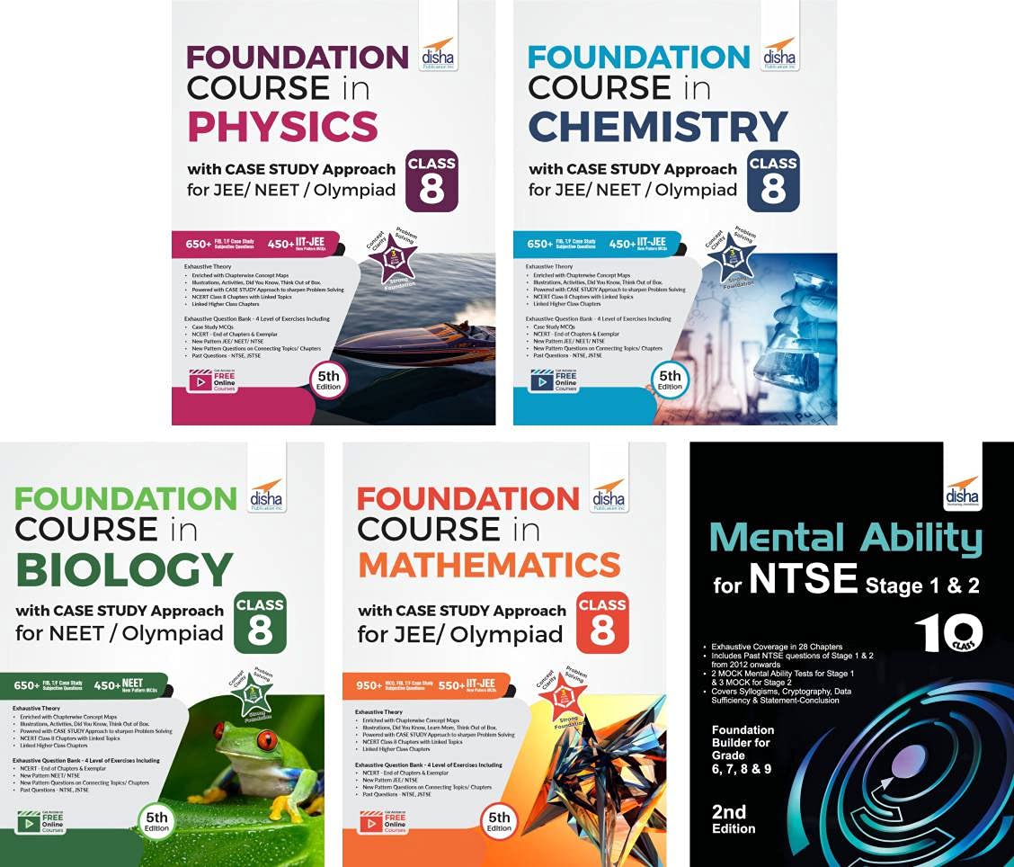 Class 8 Foundation Course in Physics, Chemistry, Mathematics, Biology ...