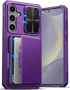 Amazon.com: ATATOO for Samsung Galaxy S24+ Plus Case Wallet, Built-in Card Holder(Store 4-5 ...