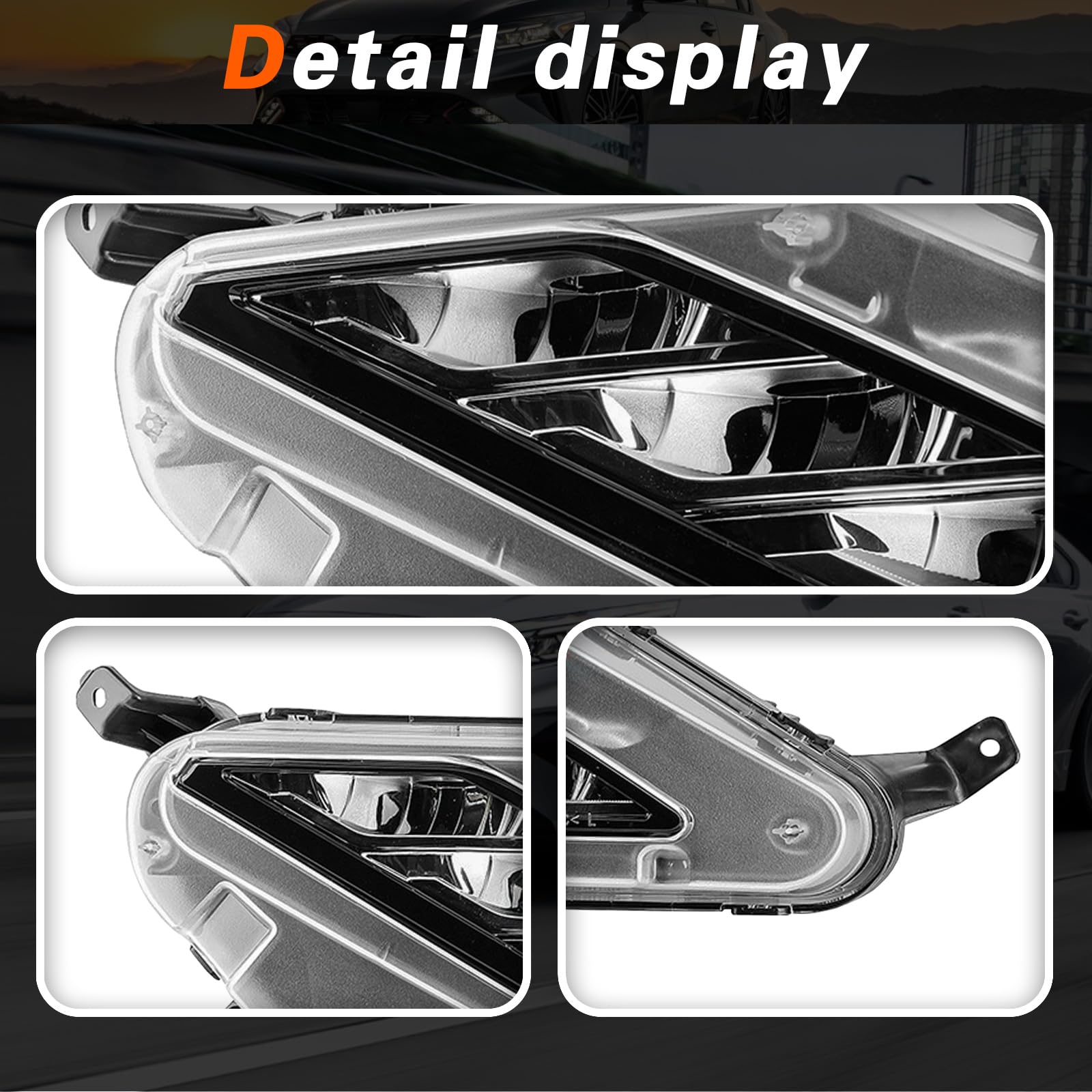 Snapklik.com : LED Front Bumper DRL Daytime Running Lights For 2022 ...