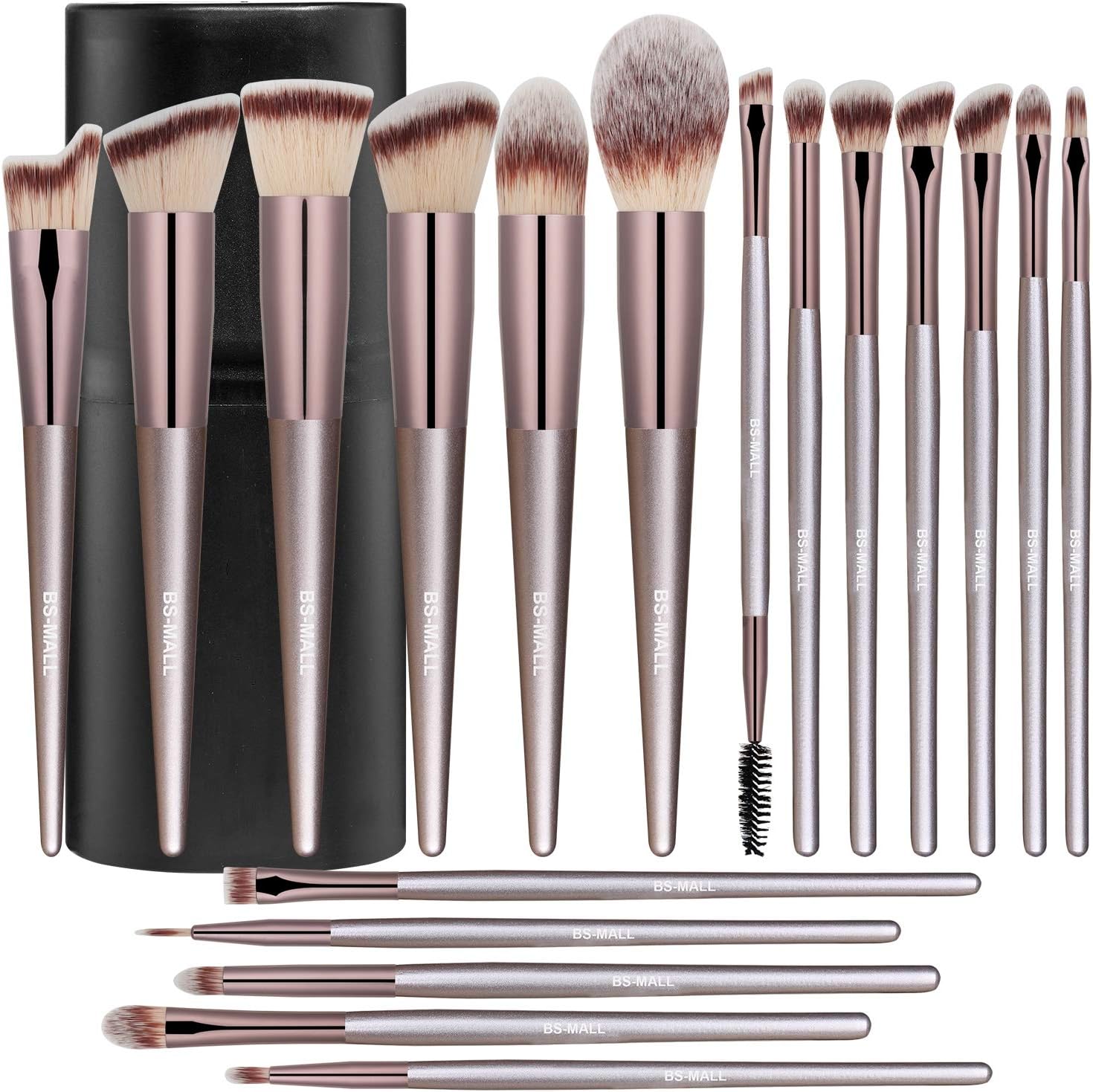 Amazon.com: Luxe Premium Makeup Brushes Set for Face and Eye ...