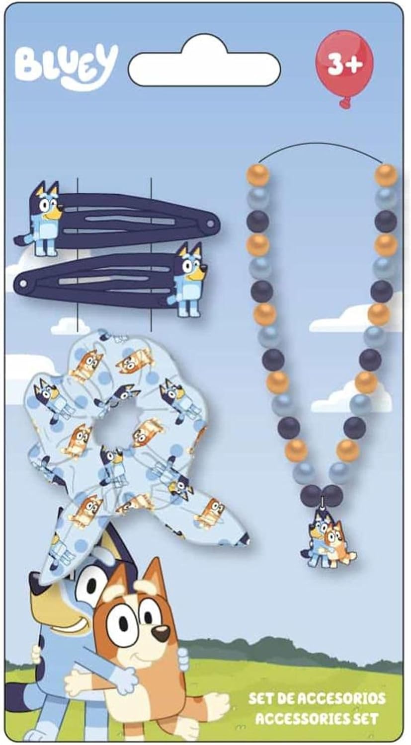 Bluey Children's Beauty Set - Blue and Pink Colour - Complete Set ...