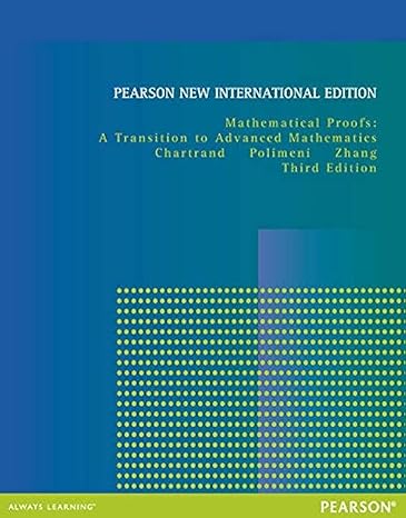 Mathematical Proofs: Pearson New International Edition: Chartrand, Gary ...