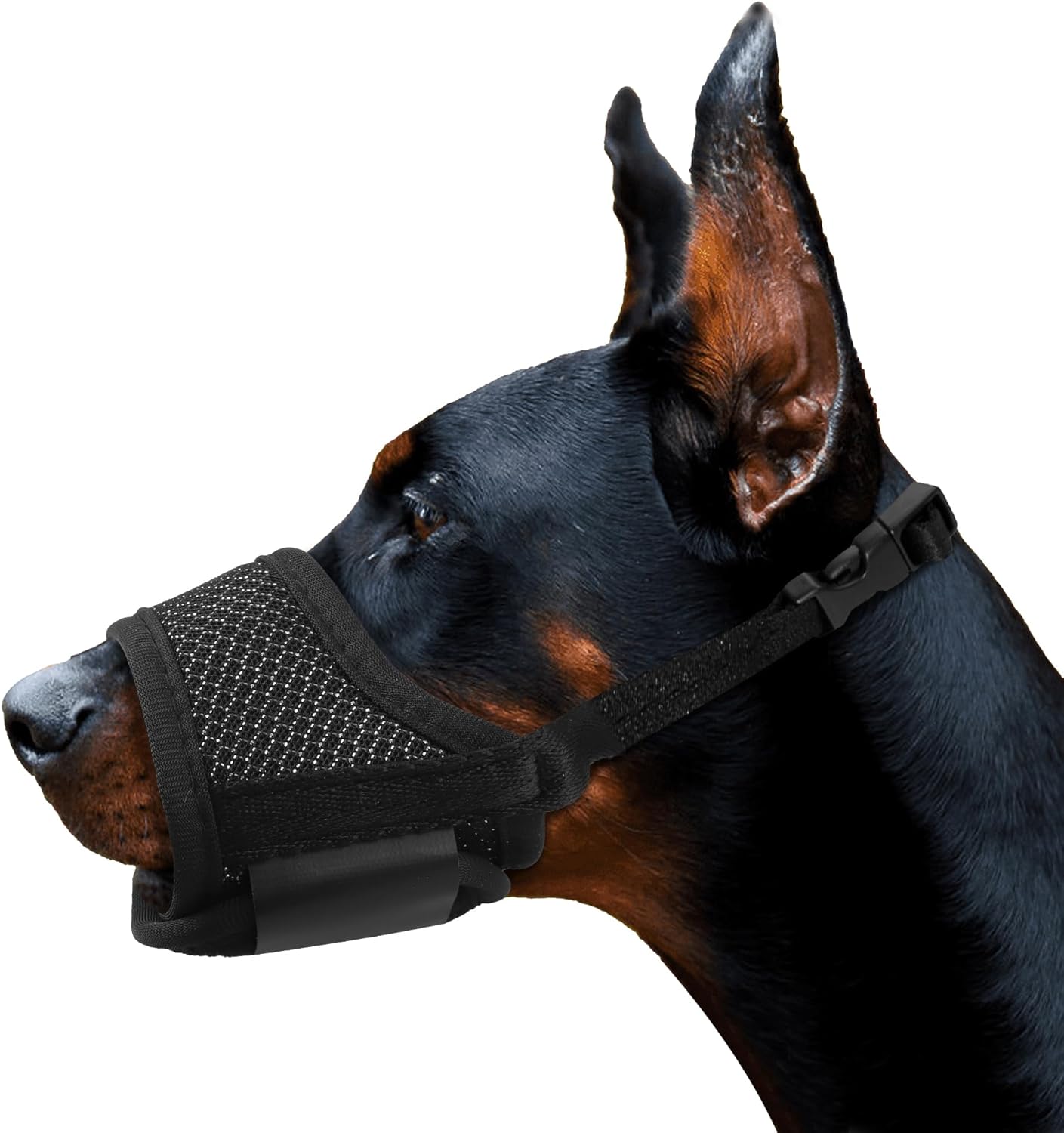 Amazon.com : Restoo Dog Muzzle, Breathable Soft Mesh Puppy Muzzle with ...