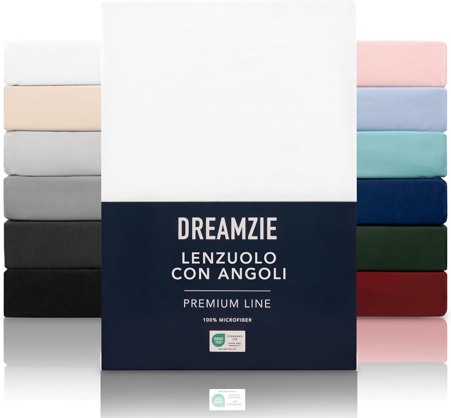 Dreamzie Lenzuolo con Angoli Matrimoniale 180x200 cm - Altezza ...