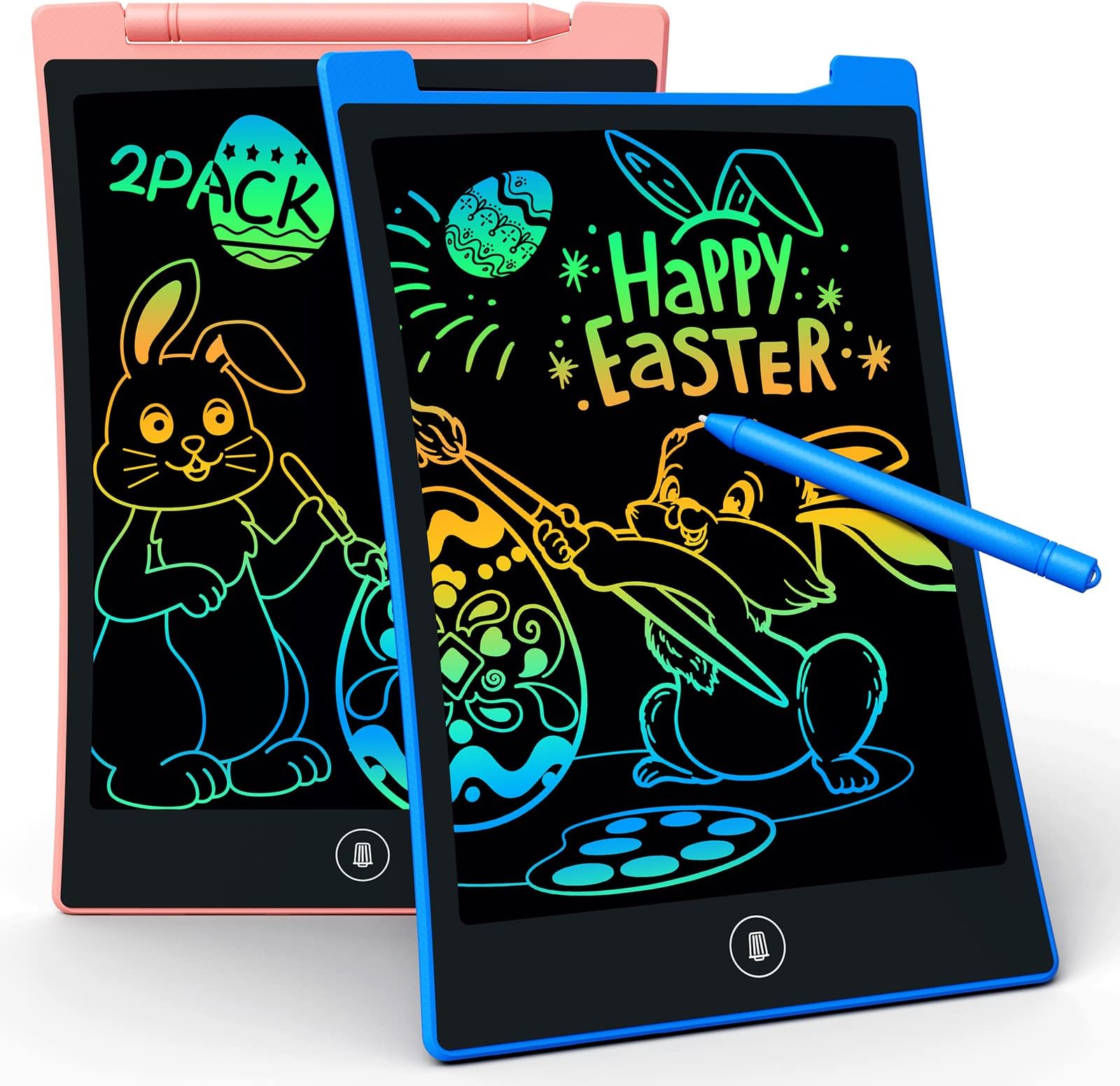 Amazon.com: TECJOE 3 Pack LCD Writing Tablet, 8.5 Inch Colorful Doodle ...