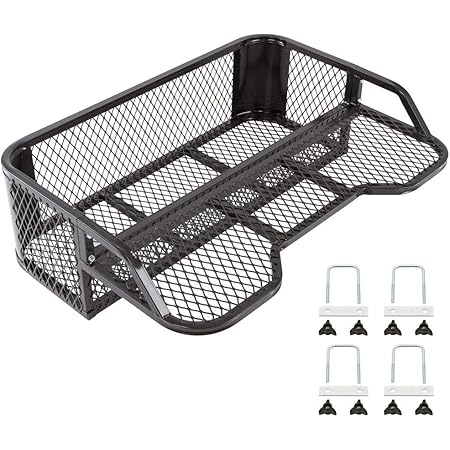 Amazon.com: Kolpin 53350 ATV Rear Drop Rack Basket Convertible 3-in-1 ...