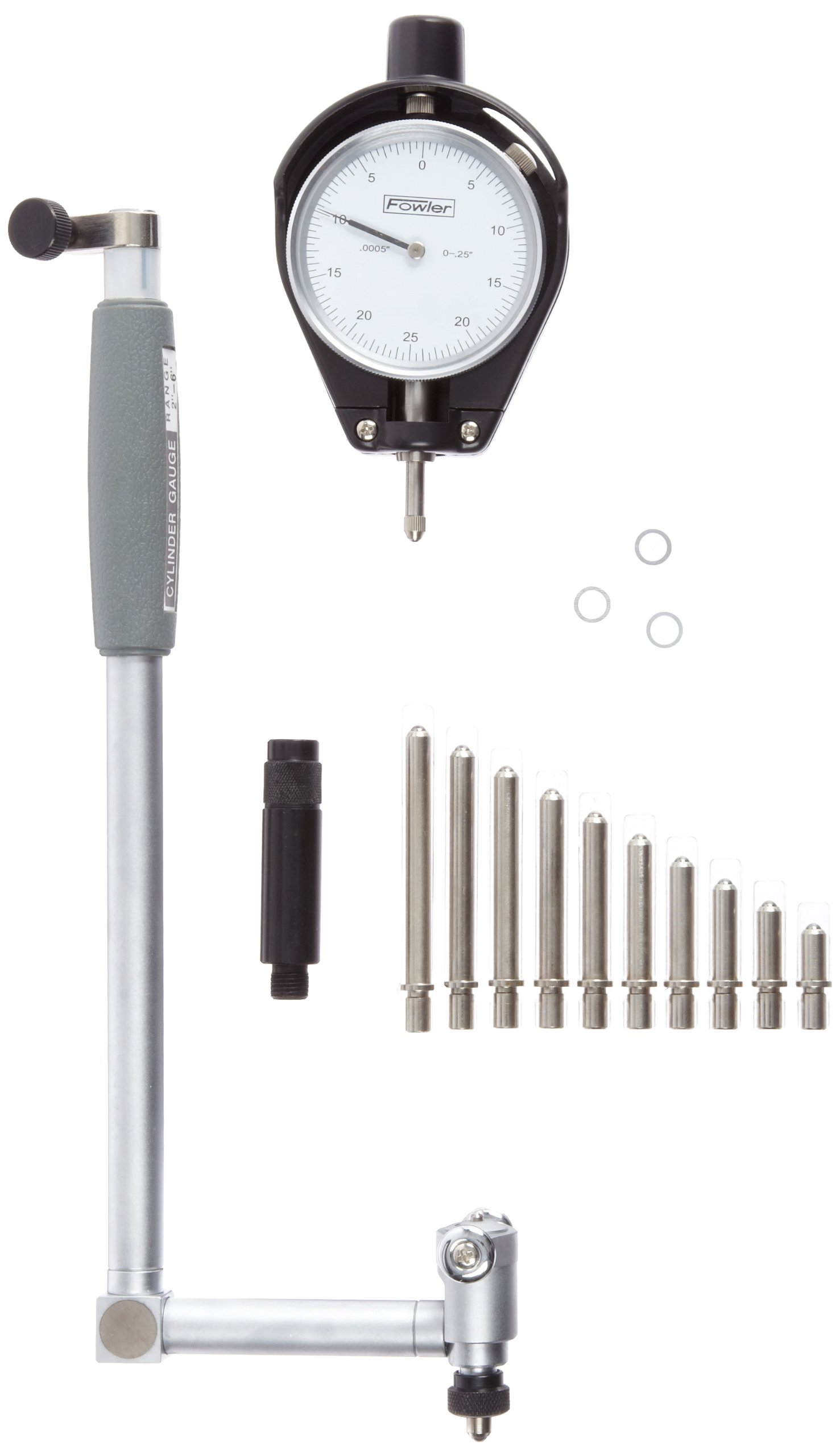 Fowler 52-646-250-0, Right Angle Dial Bore Gage with 2"-6" Measuring ...