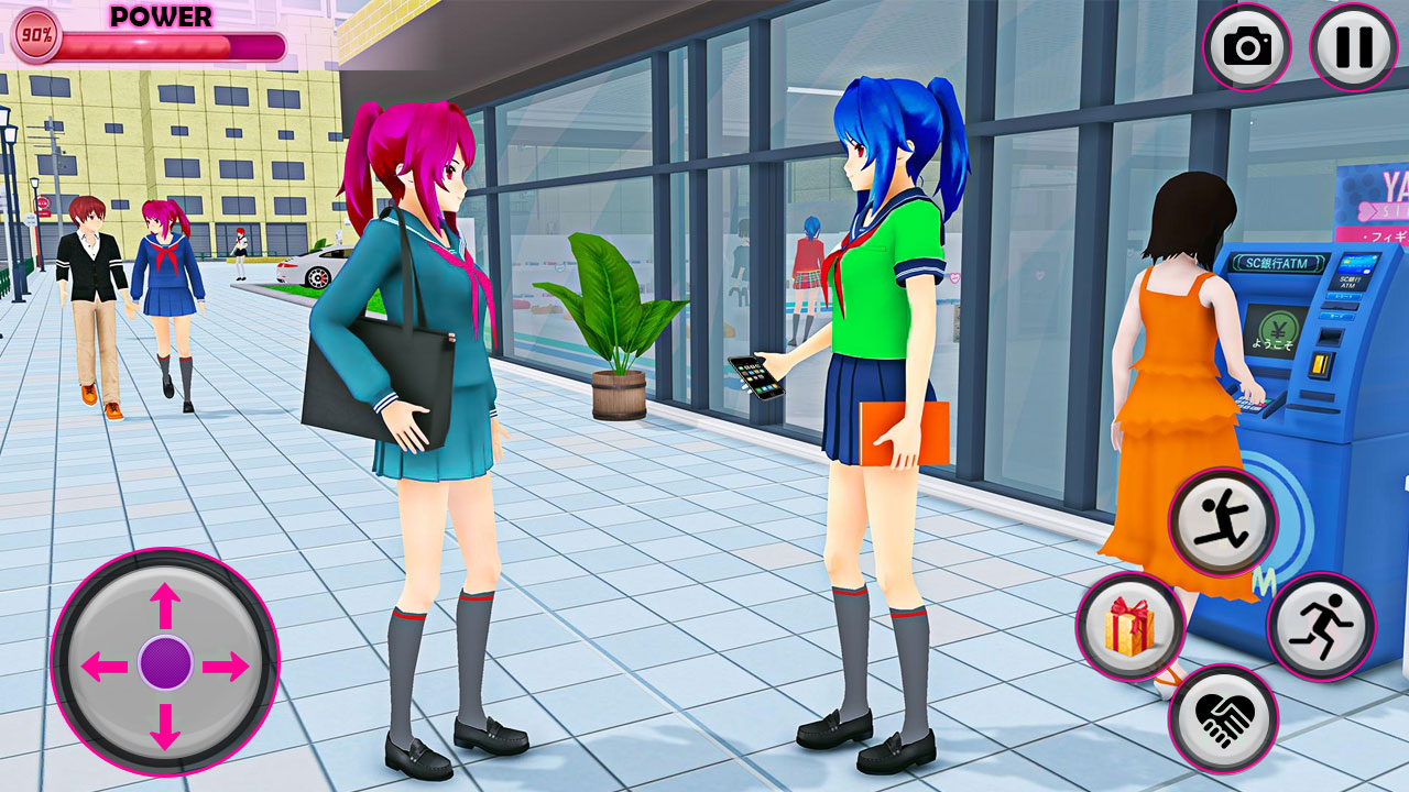 Anime Girls Life High School Simulator Pranks Sakura 3d Games: Japanese ...