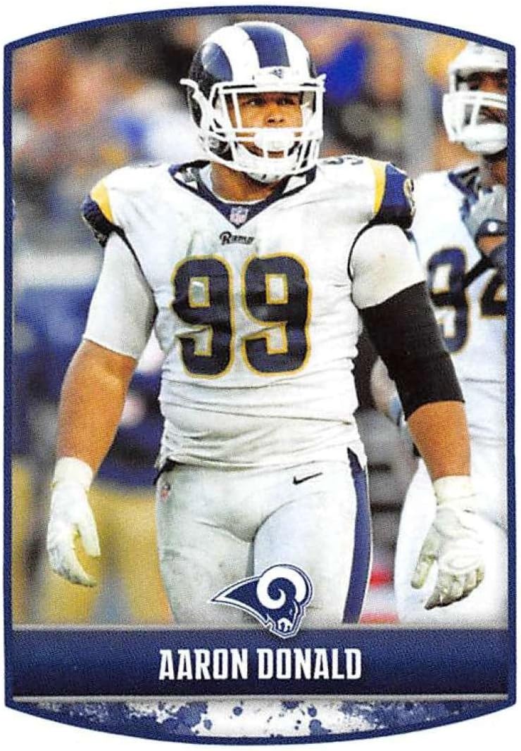 Amazon.com: 2018 Panini NFL Stickers Collection #405 Aaron Donald Los ...