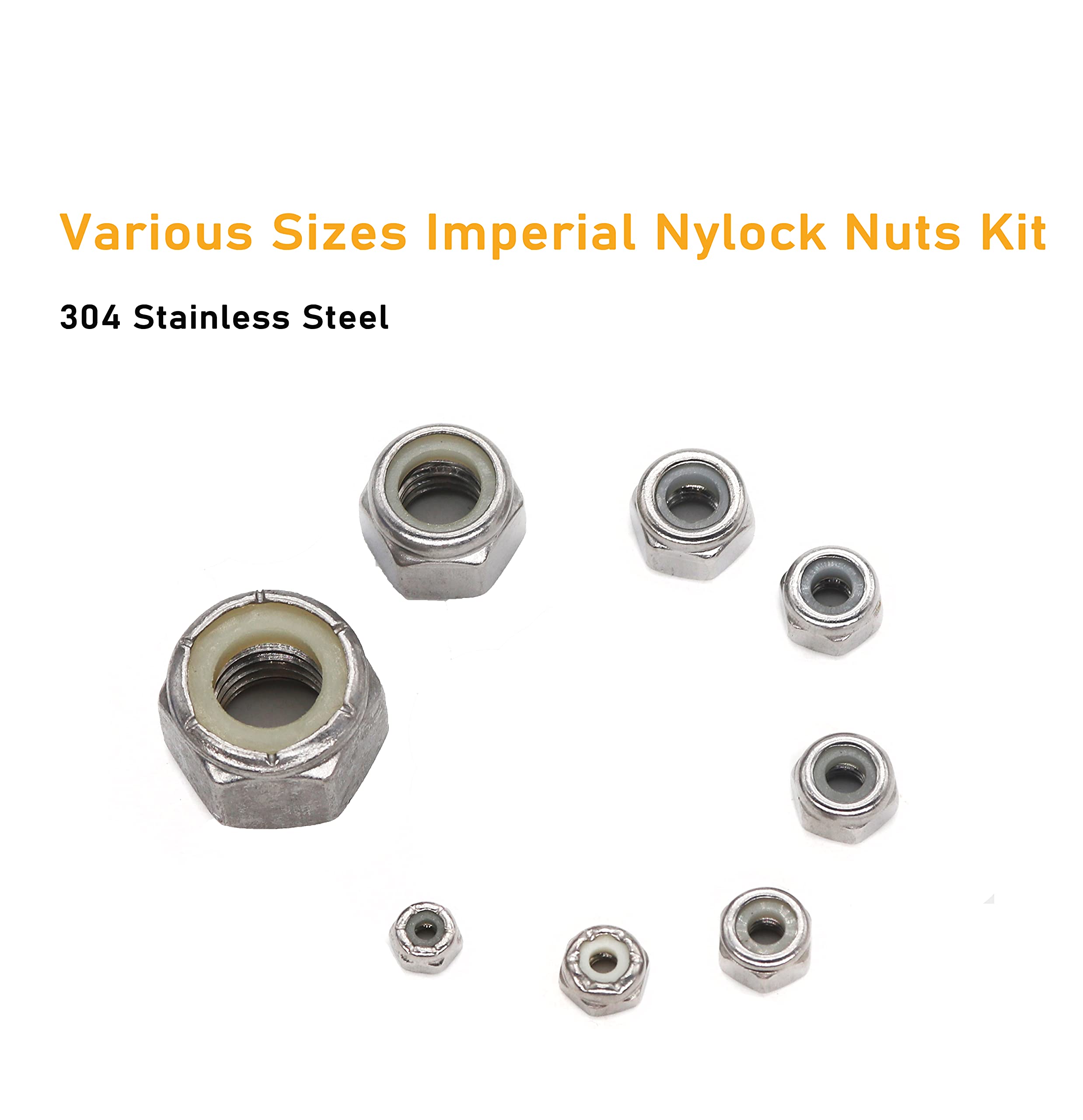 (Qty 100) 1/2-13 N I Lock Nuts N Zinc P (100 P T) ￡5.38 ...