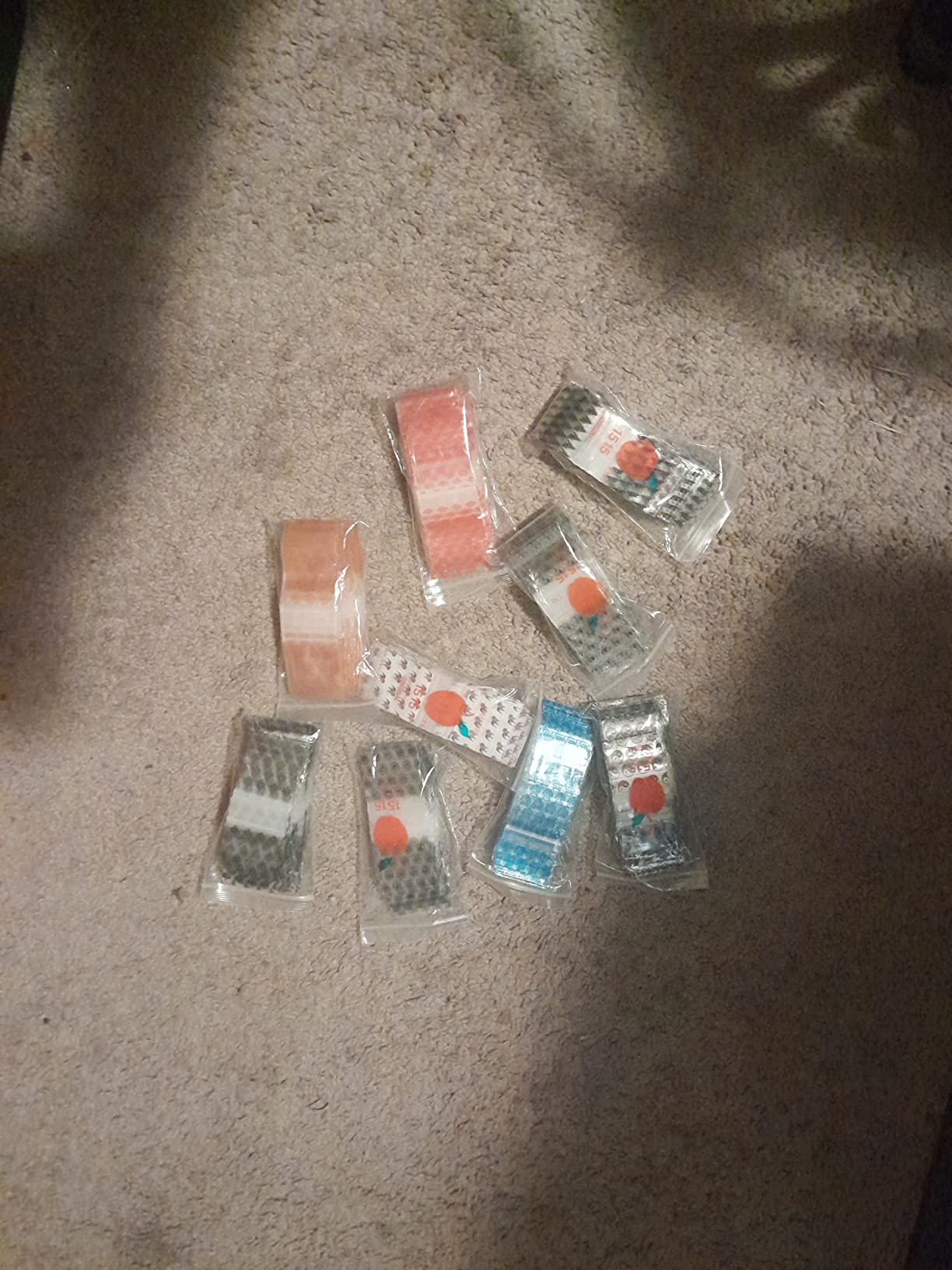 $3/mo - Finance Mini Zip Lock Baggies 1 1/2" x 1 1/2" Colored with ...