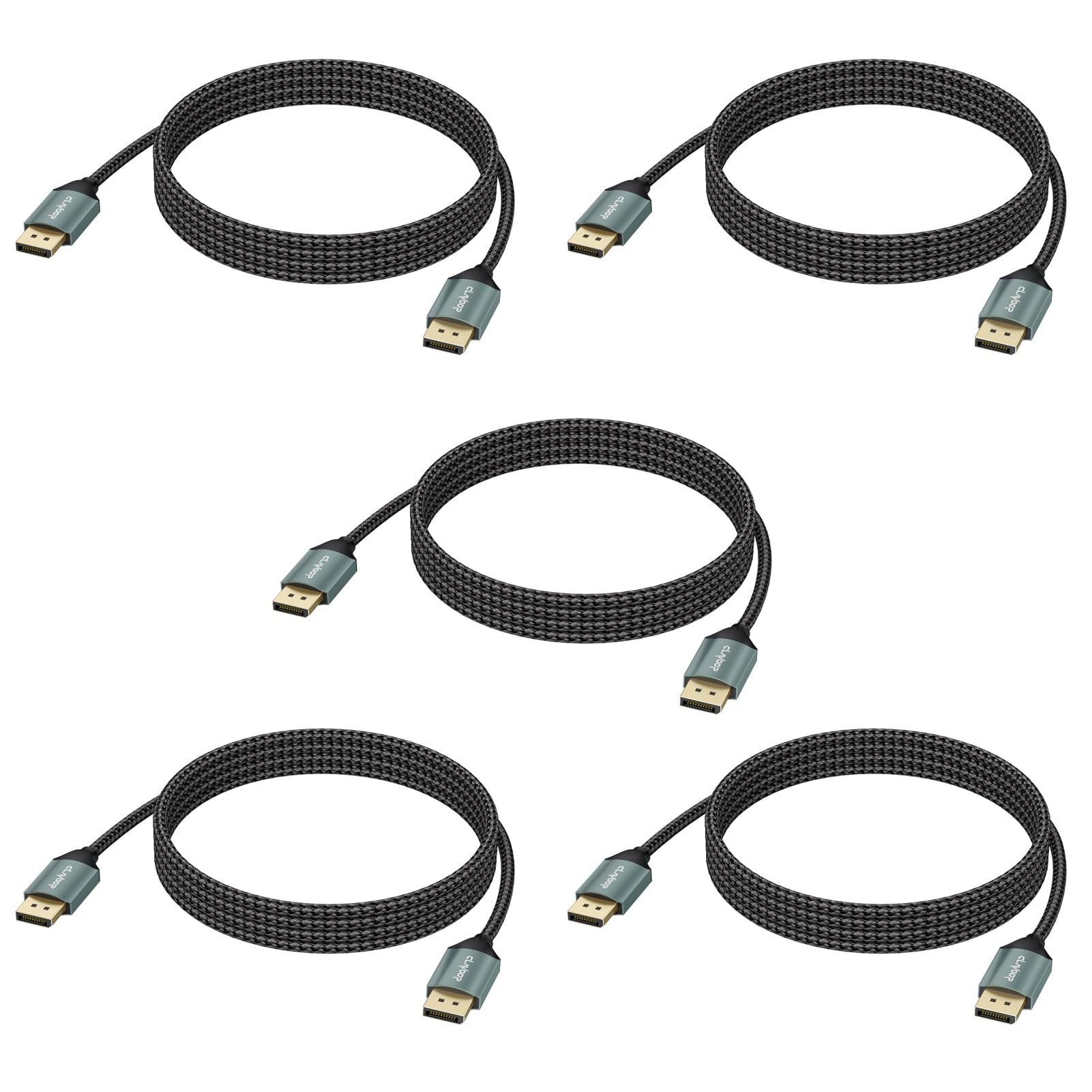 Snapklik.com : Displayport Cable 6FT, 5 Pack 4K60Hz DP Cable 1.2 ...