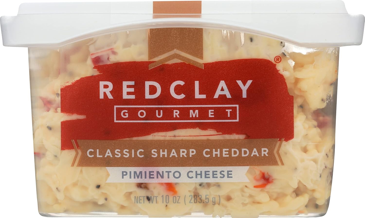 Amazon.com: RED CLAY GOURMET Sharp Cheddar Pimento Cheese Spread, 10 OZ