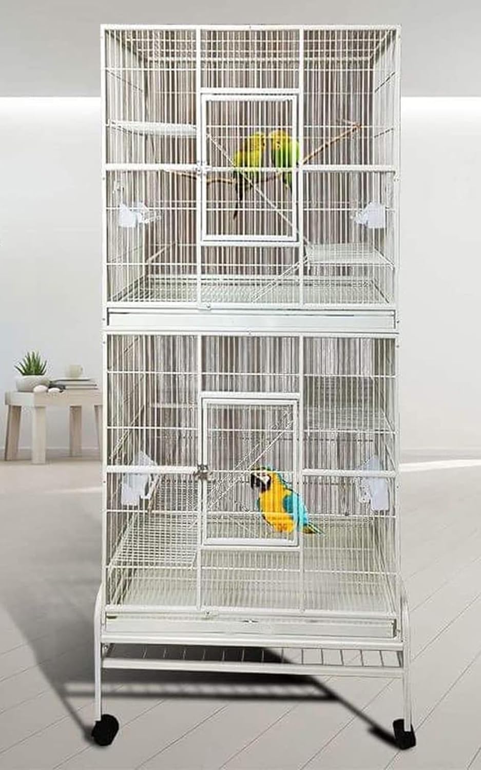 Amazon.com : Extra Large Double Stacker Breeding Flight Bird Wrought ...