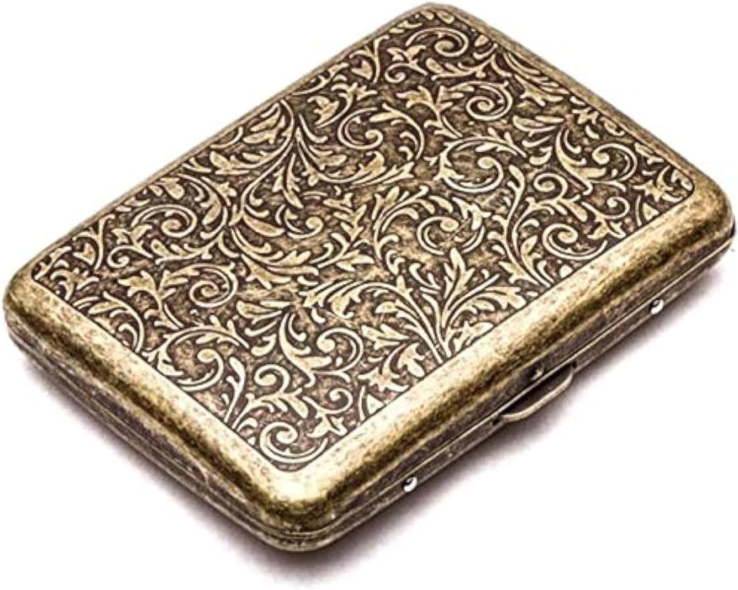 roygra Cigarette Case, Brushed Aluminum Magnetic 20 Capacity - 2 Pack ...