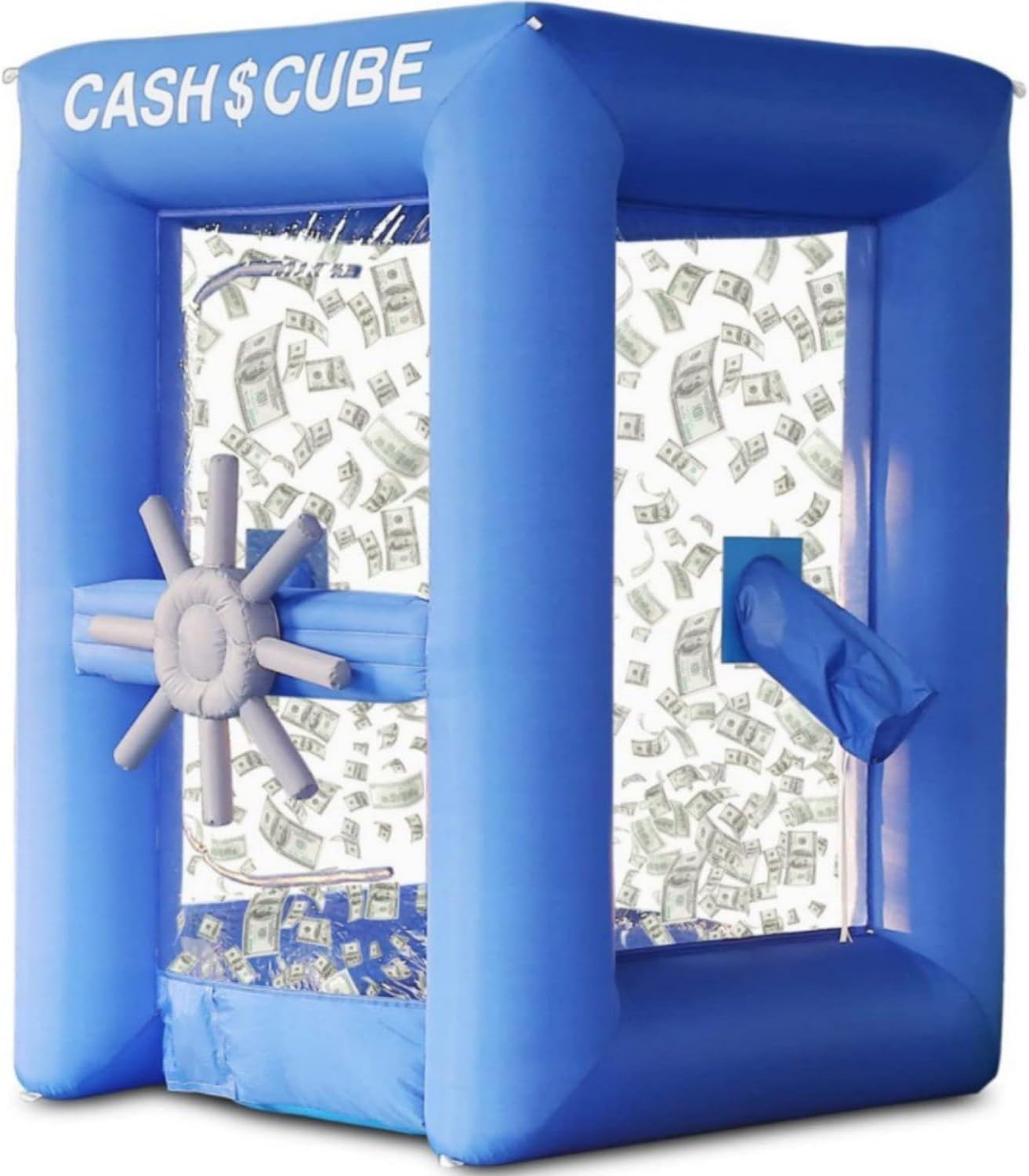 Amazon.com: Sayok Inflatable Money Machine Booth 4.9x8.2ft Inflatable ...