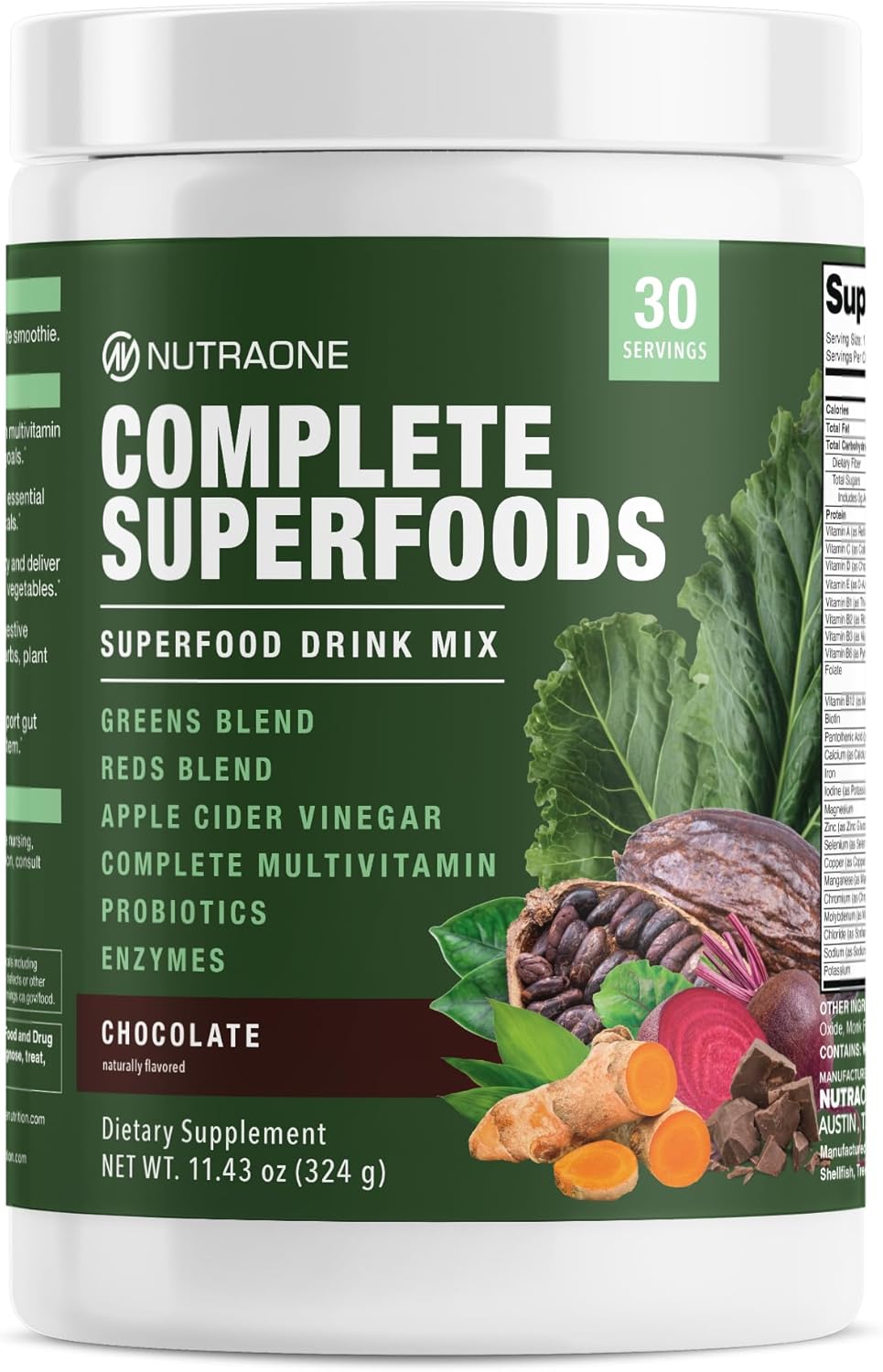 Amazon.com: Complete Superfoods, Greens & Reds Blend*, Apple Cider ...
