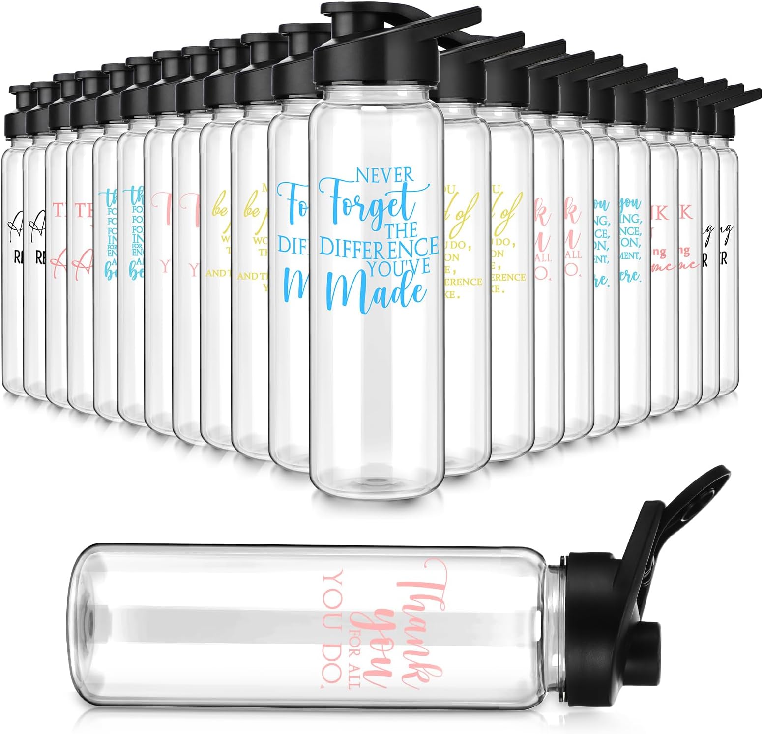 Amazon.com : Inbagi 12 Pcs Employee Appreciation Gifts 24 oz Clear ...