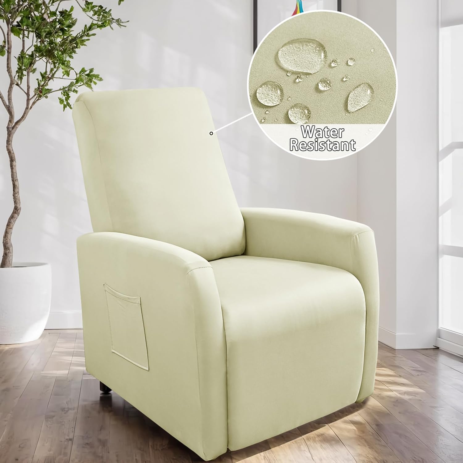 Amazon.com: GOSTADY Recliner Chair Covers 4 Pcs Waterproof Small ...