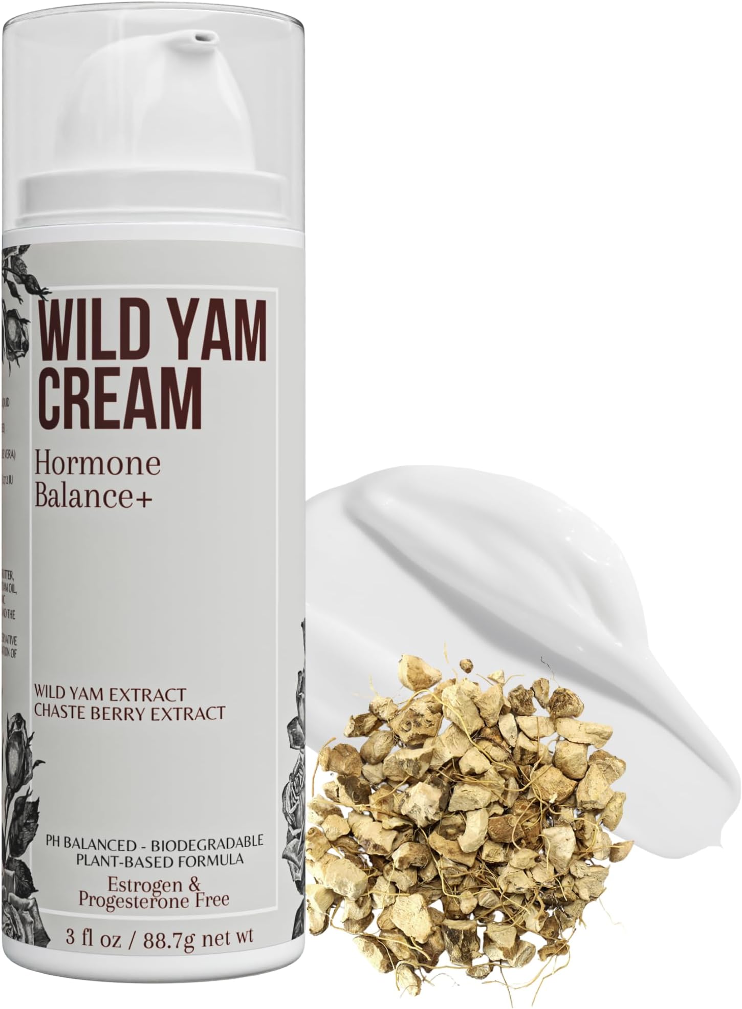 Amazon.com : Wild Yam Cream Hormone Balance Plus (3 oz Travel Size ...