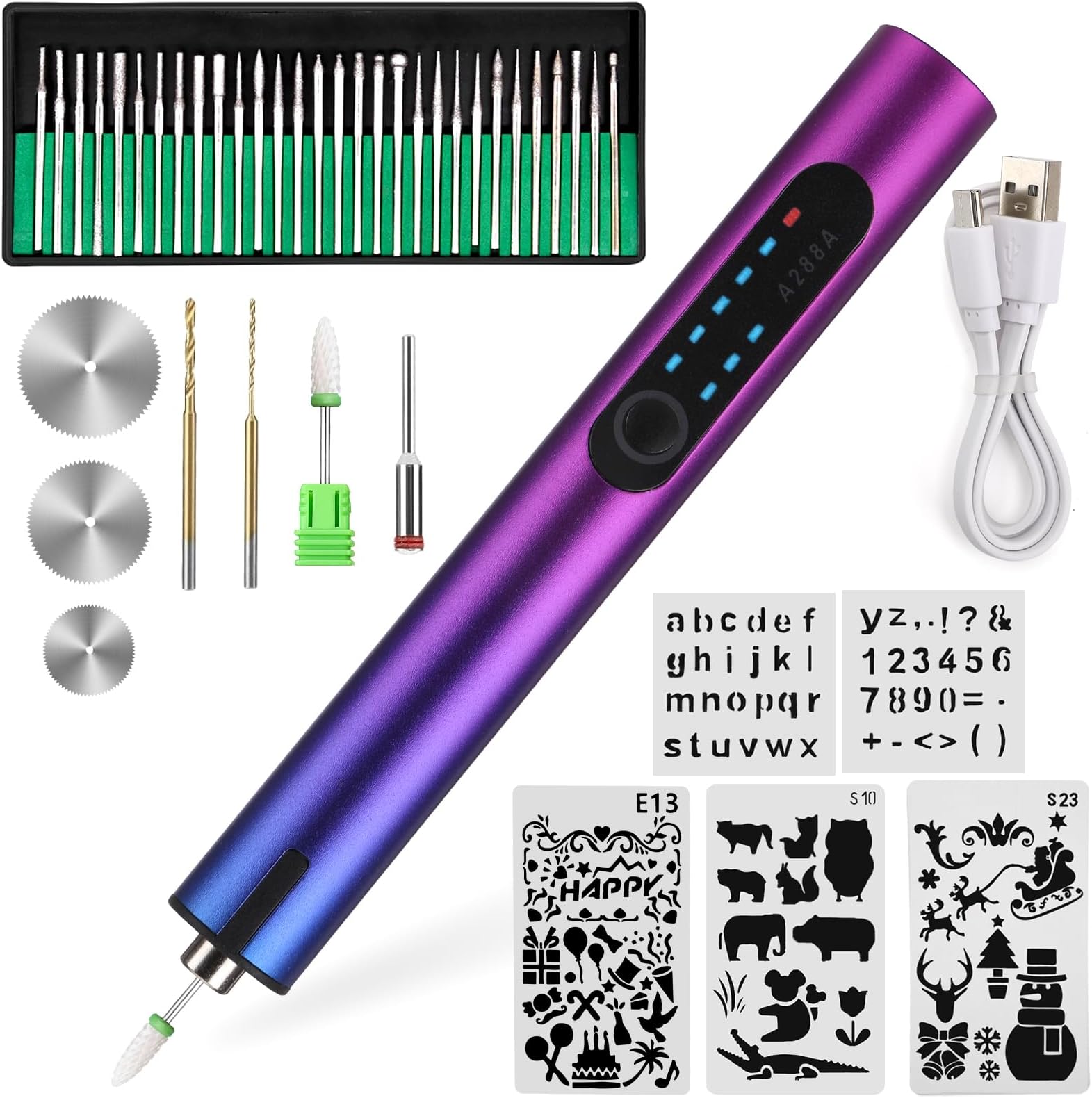 Amazon.com: USB Rechargeable Engraving Pen, USB Rechargeable Cordless ...