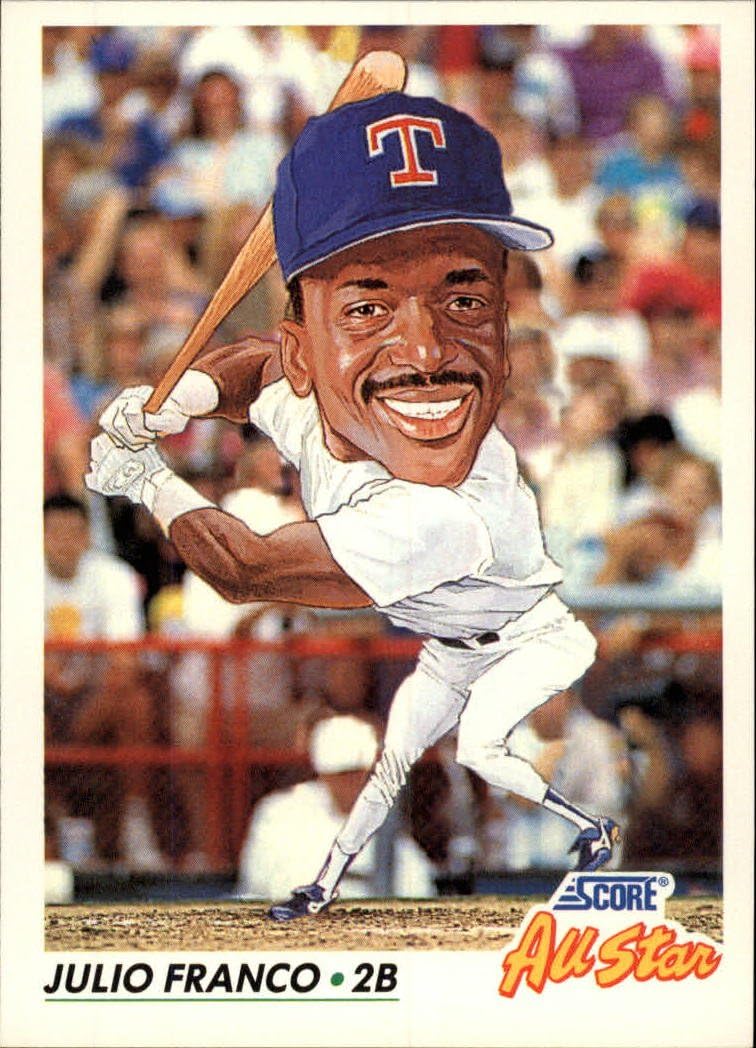 Amazon.com: 1992 Score Baseball Card #432 Julio Franco : Collectibles ...