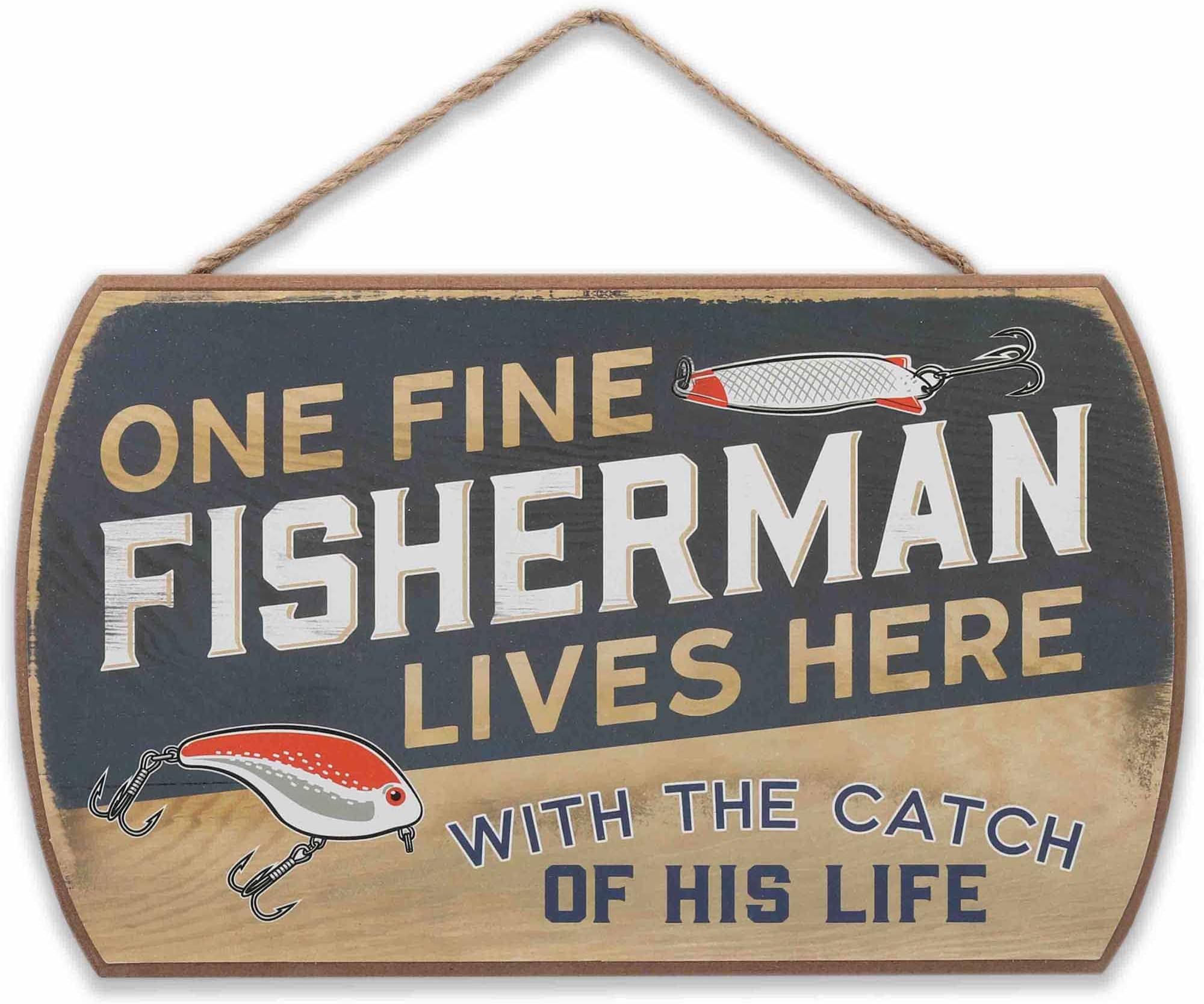 Amazon.com: Fishing Decor A Fishermans Prayer Live to Fish Vintage ...