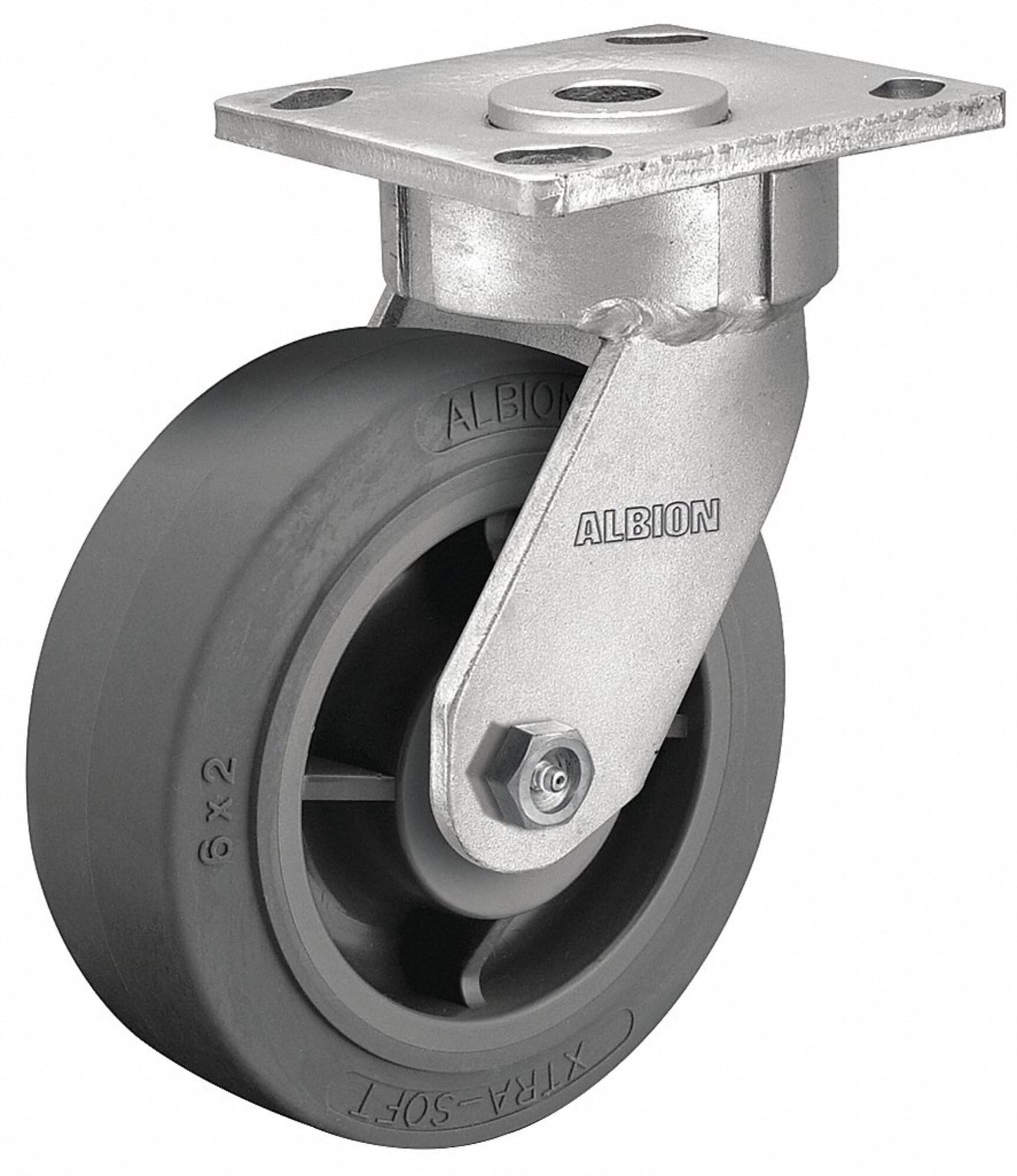Snapklik.com : Albion 18XS06229S 6" Diameter X-tra Soft Rubber Flat ...